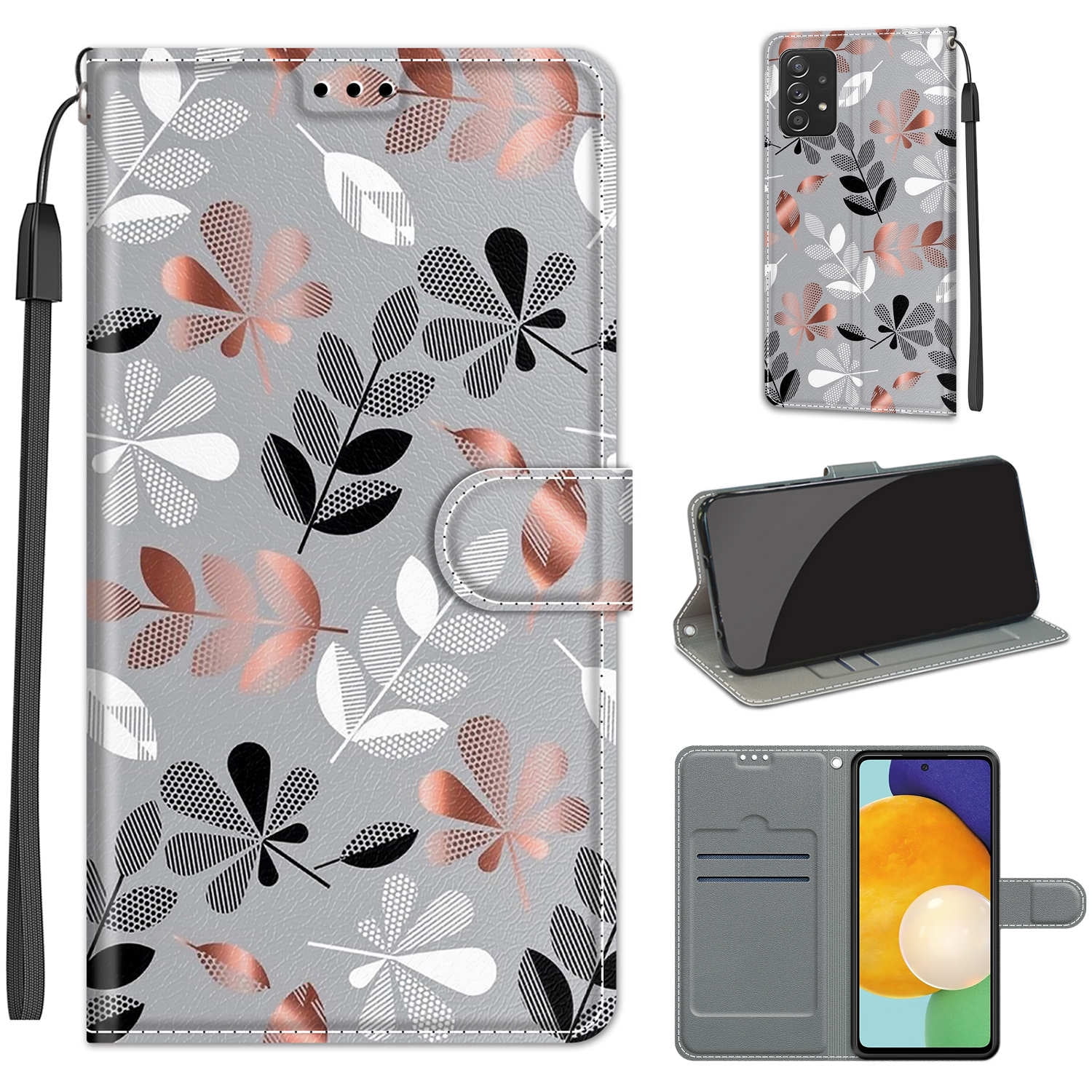 Dteck Slim Wallet Folio Flip Case for Samsung Galaxy A53 5G, Galaxy A53 ...