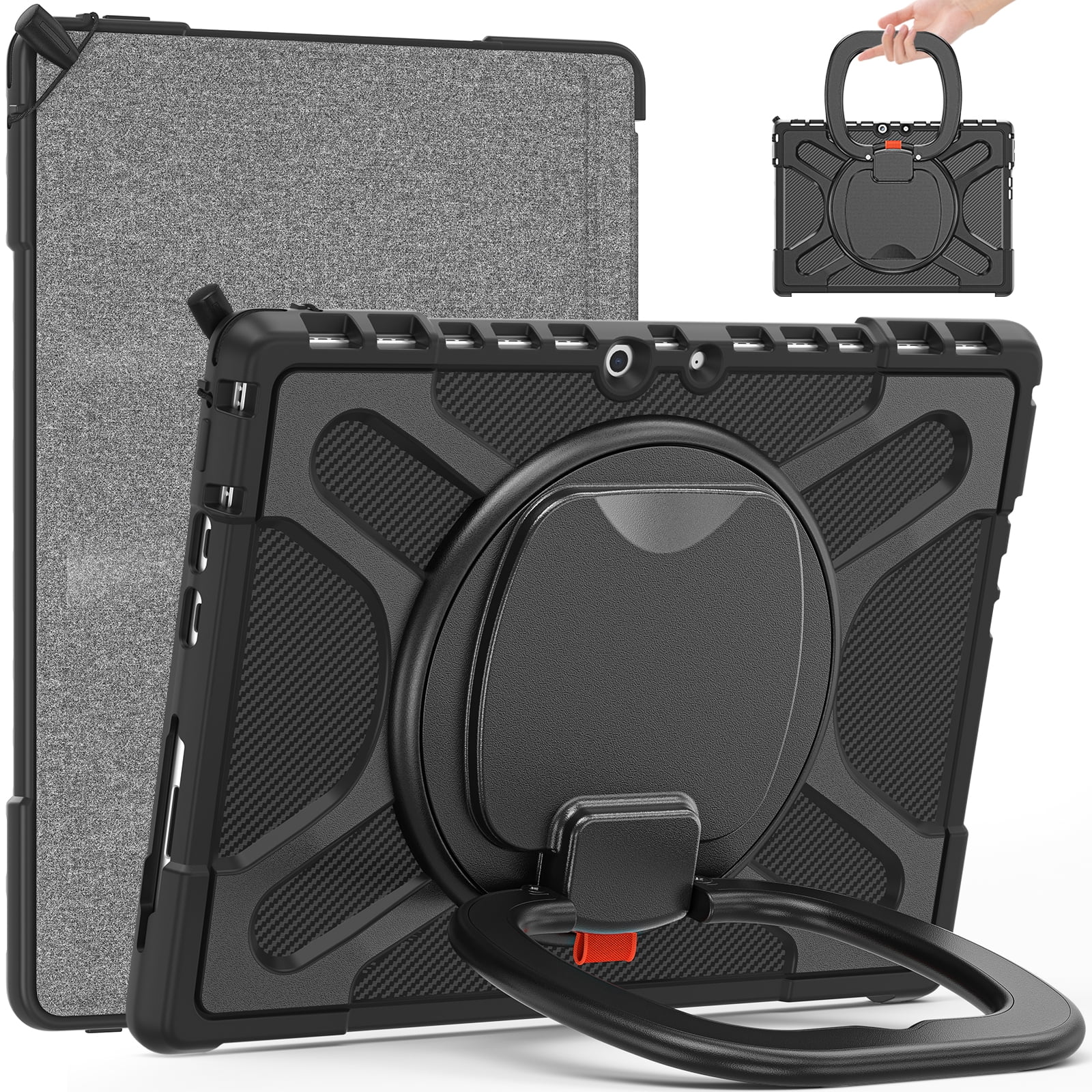 Dteck Surface Pro 8 Case 13 inch Protective Case, Heavy Duty Protective ...