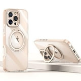 Dteck Transparent for iPhone 13 Pro Max Case, 360°Rotatable Ring Stand ...