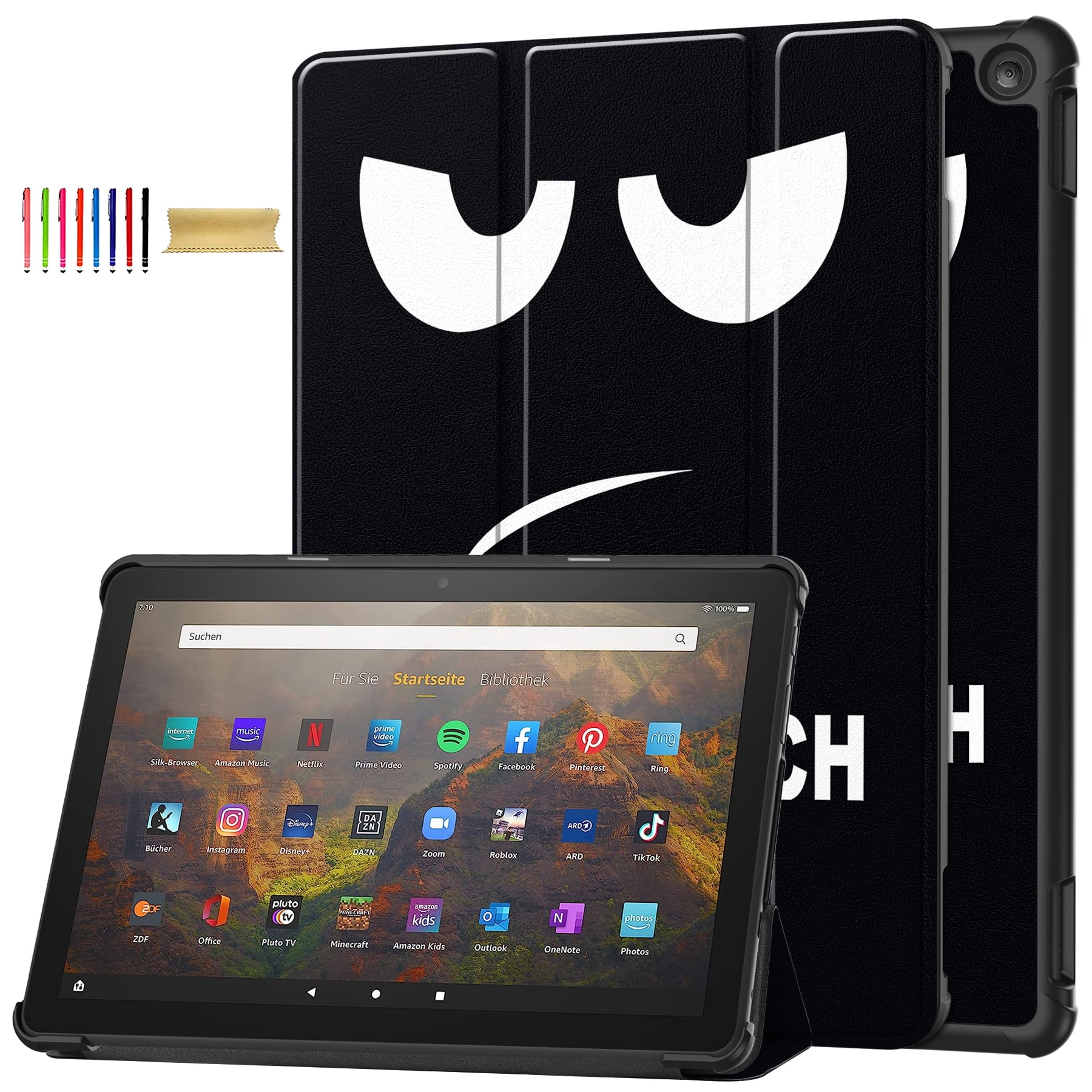 Dteck Ultra Slim Case for All-New Fire HD 10 Tablet (13th Generation ...