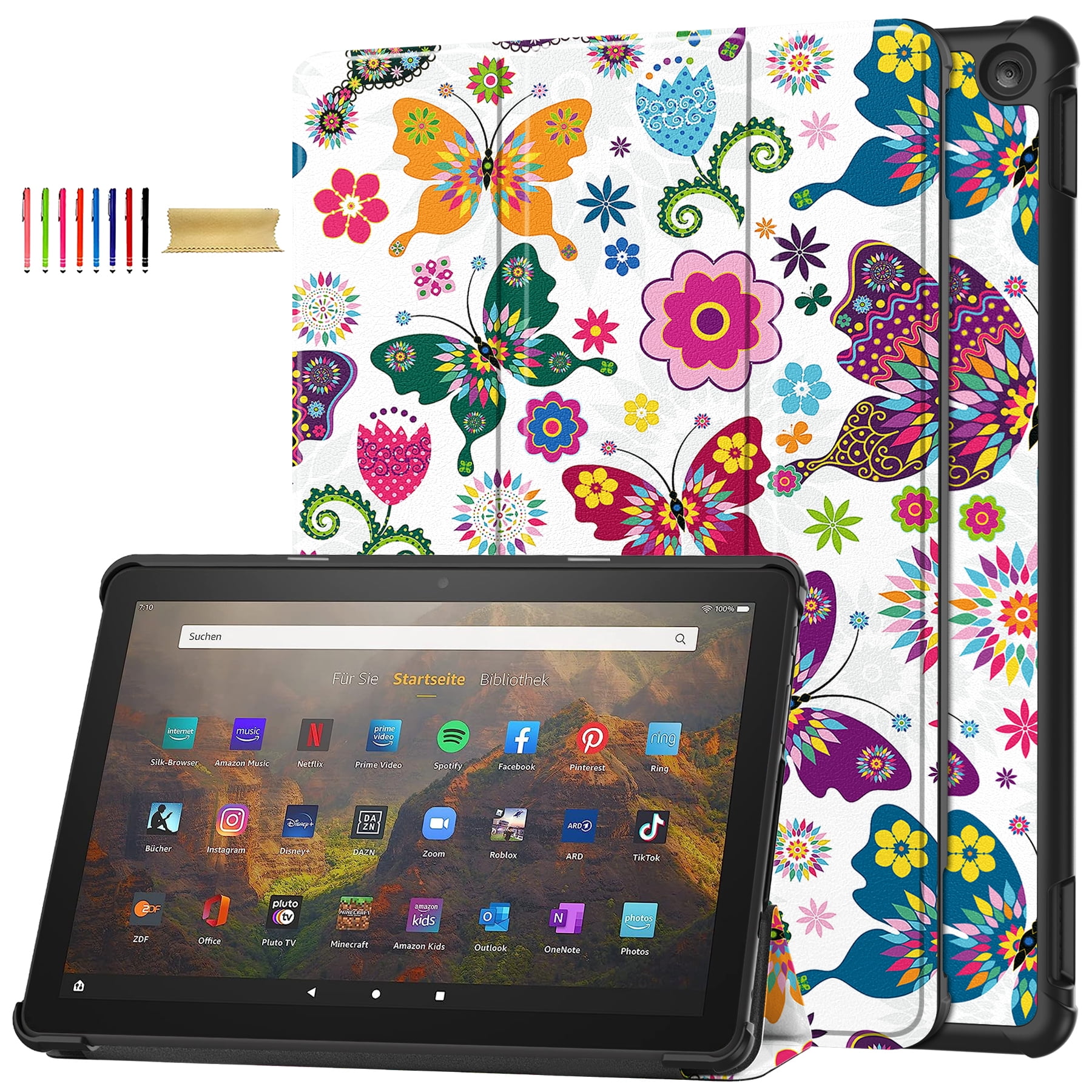 Dteck Ultra Slim Case for All-New Fire HD 10 Tablet (13th Generation ...