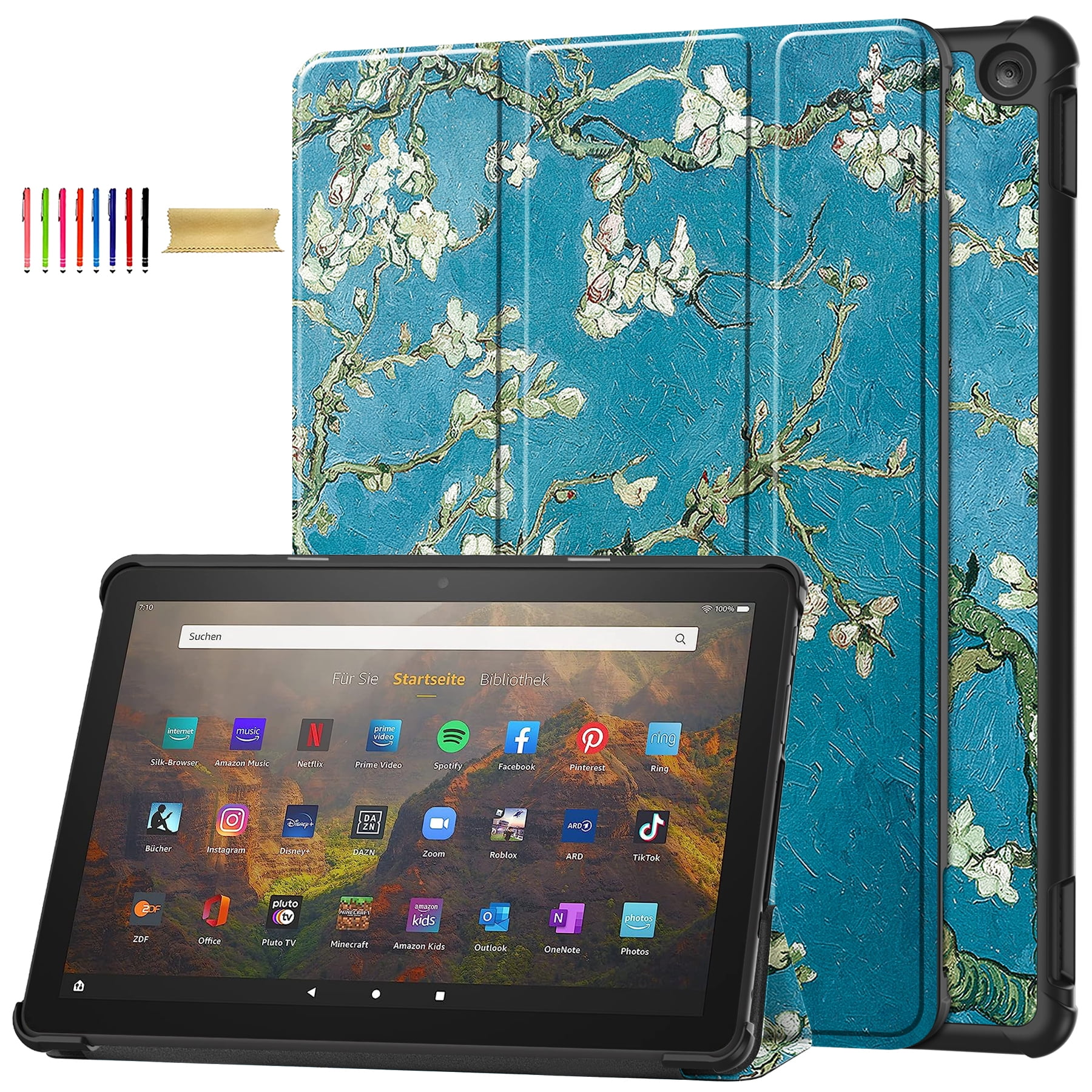Dteck Ultra Slim Case for All-New Fire HD 10 Tablet (13th Generation ...