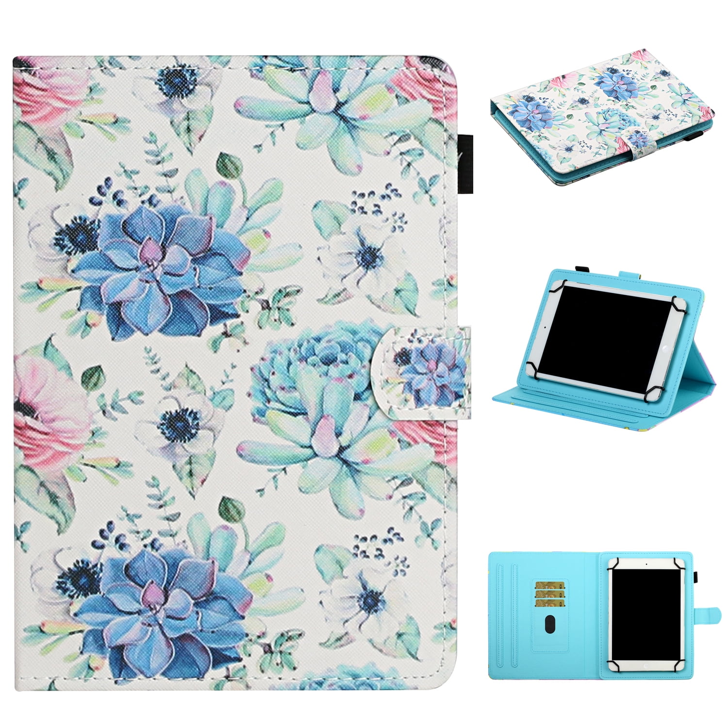 Dteck Universal 7 inch Tablet Case, 7.0 inch Tablet Cute Cover,Wallet ...
