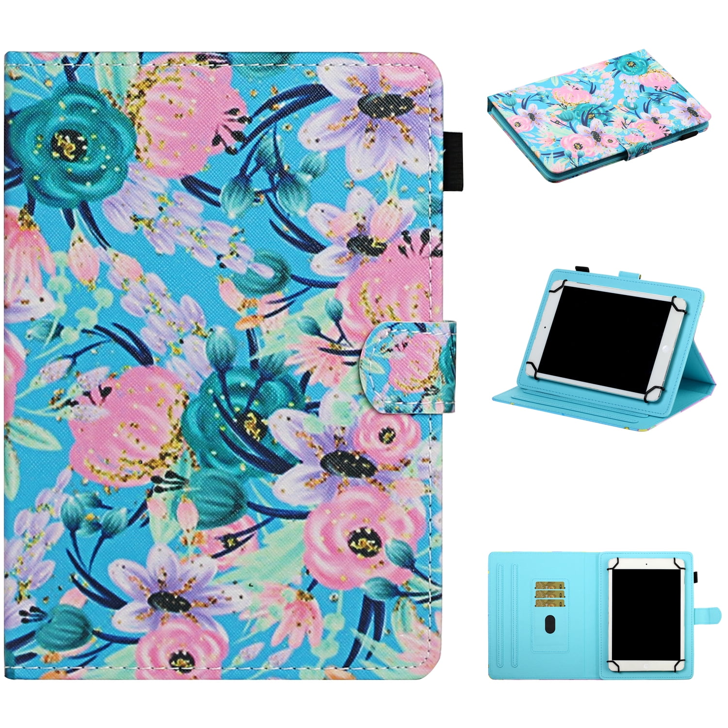 Dteck Universal 7 inch Tablet Case, 7.0 inch Tablet Cute Cover,Wallet ...