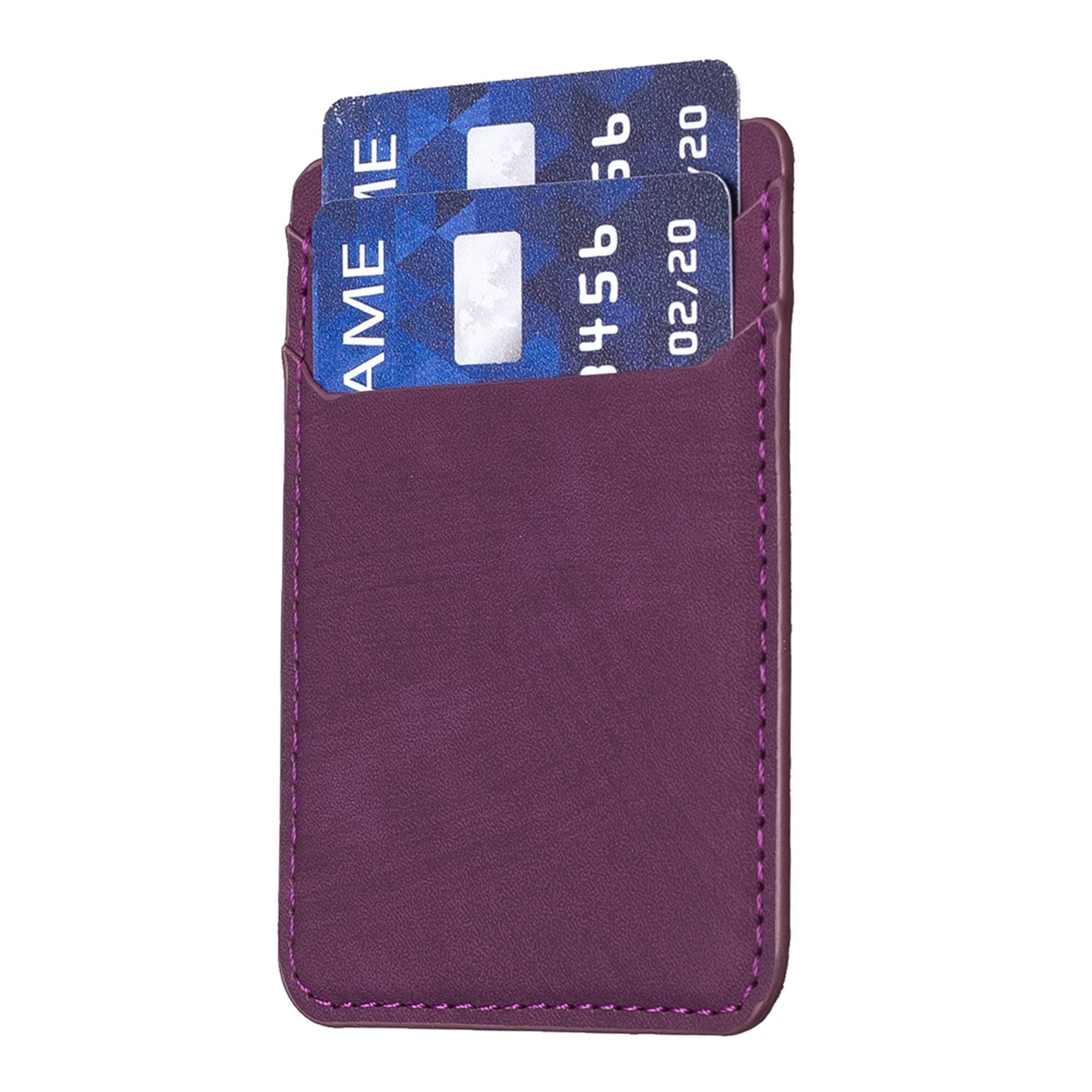 Dteck Universal Adhesive Wallet/ Card Holder/ID Card Holder, Stick on ...