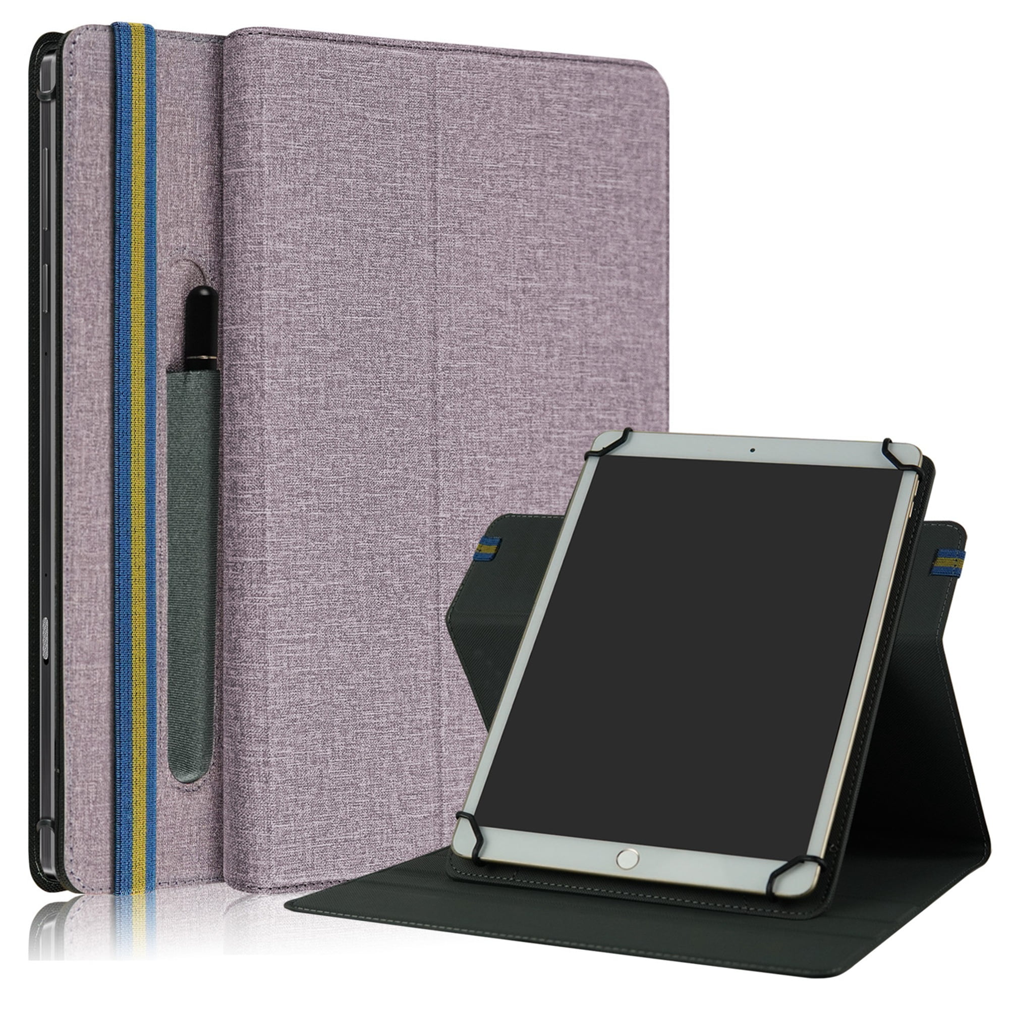 Dteck Universal Tablet Case for 9" - 11" Tablets, 360 Rotating Multi ...