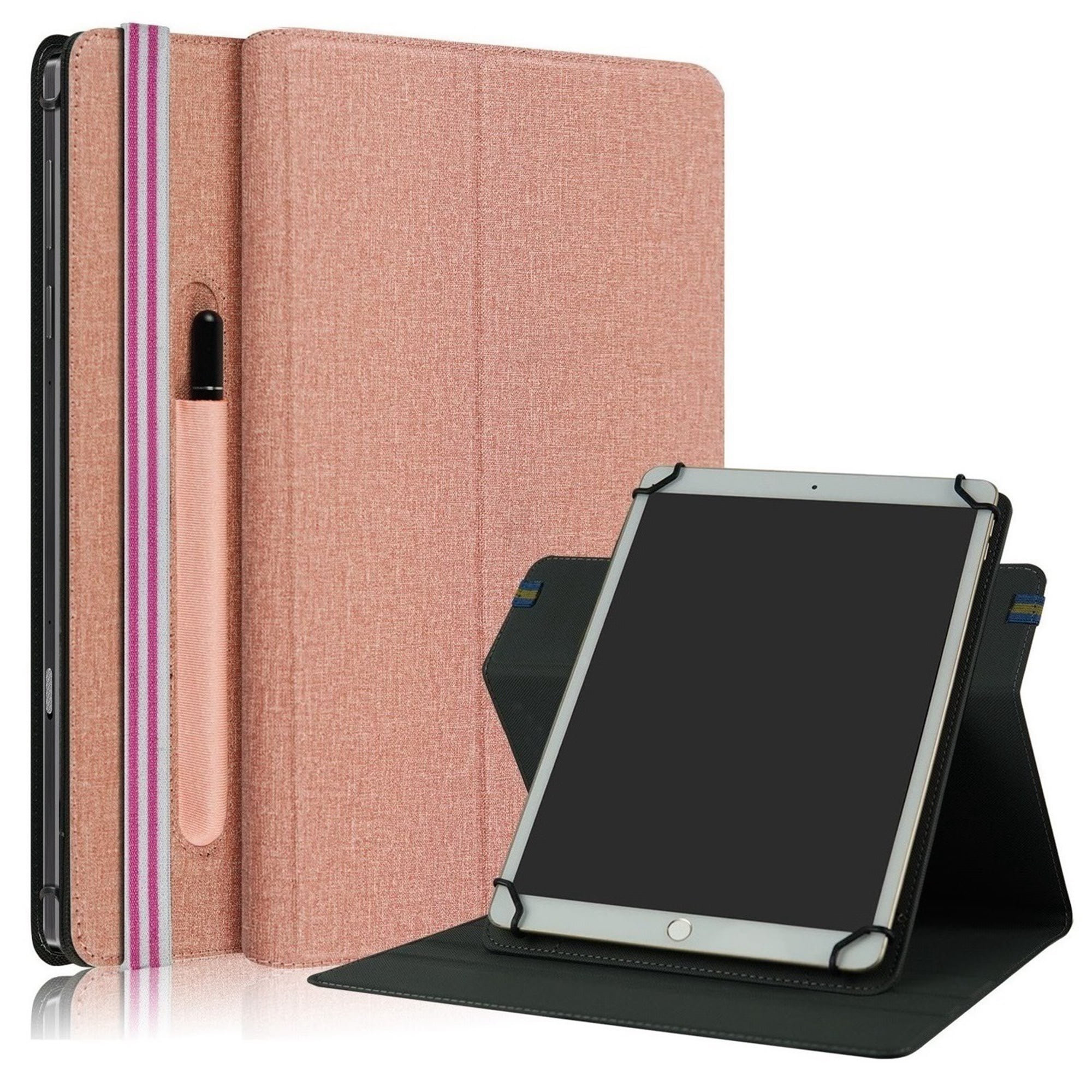 Dteck Universal Tablet Case for 9" - 11" Tablets, 360 Rotating Stand ...