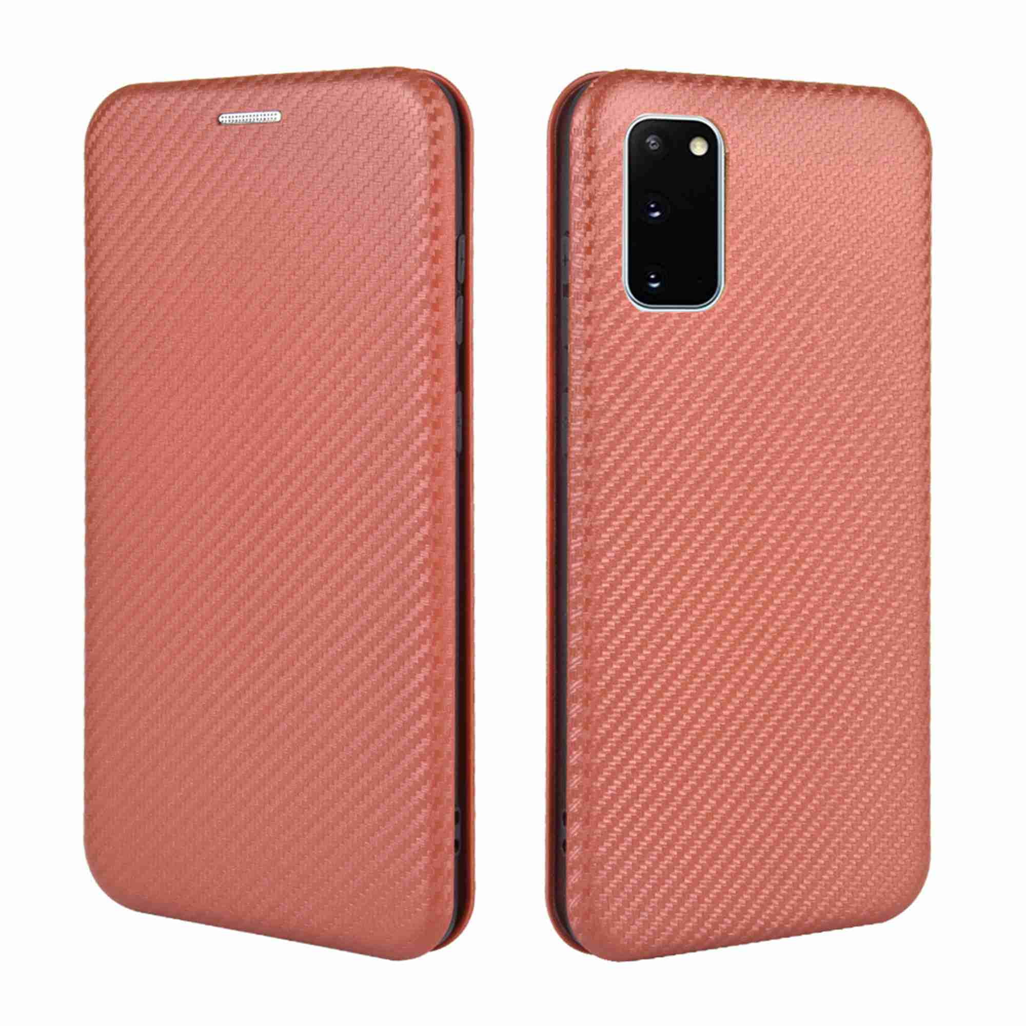 Dteck Wallet Case For Samsung Galaxy S20 FE Fan Edition (2020),[Carbon Fiber Texture] Flip PU ...