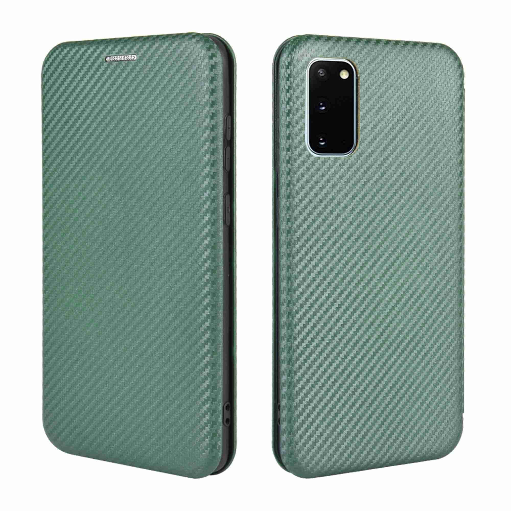 Dteck Wallet Case For Samsung Galaxy S20 FE Fan Edition (2020),[Carbon Fiber Texture] Flip PU ...