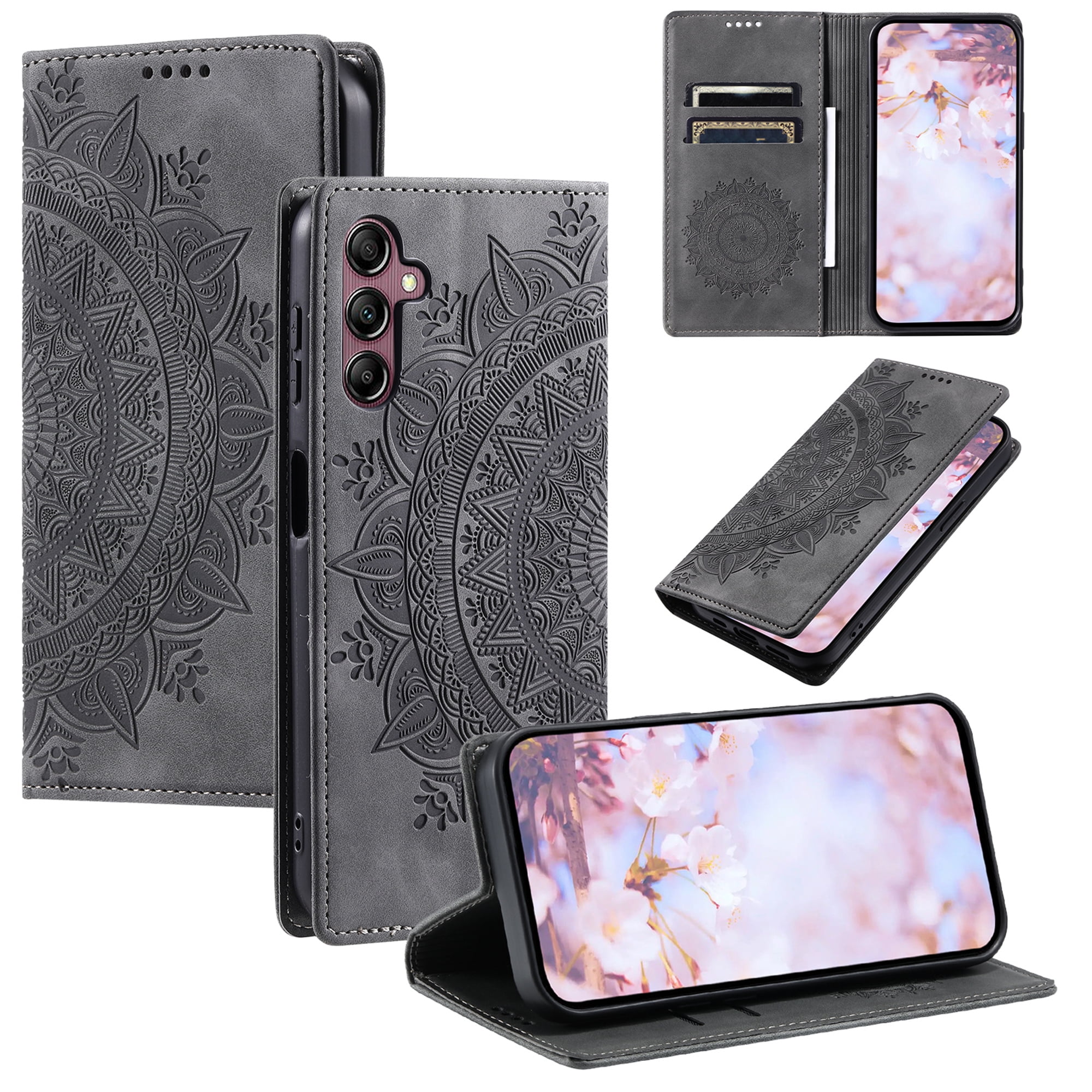 Dteck Wallet Case for Samsung Galaxy A13 5G, Shockproof Mandala Floral ...