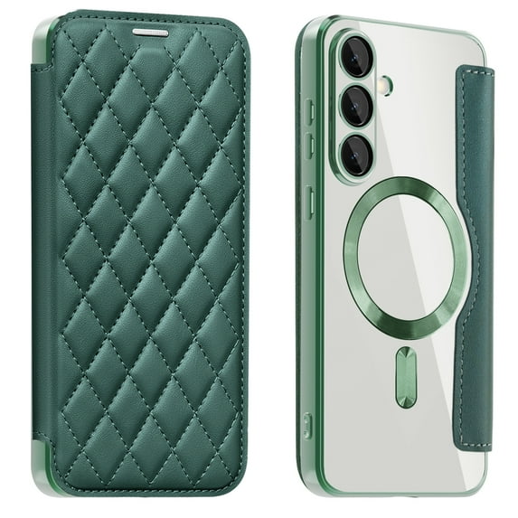 Dteck Wallet Case for Samsung Galaxy S25+,Magnetic Leather Card Slots ...