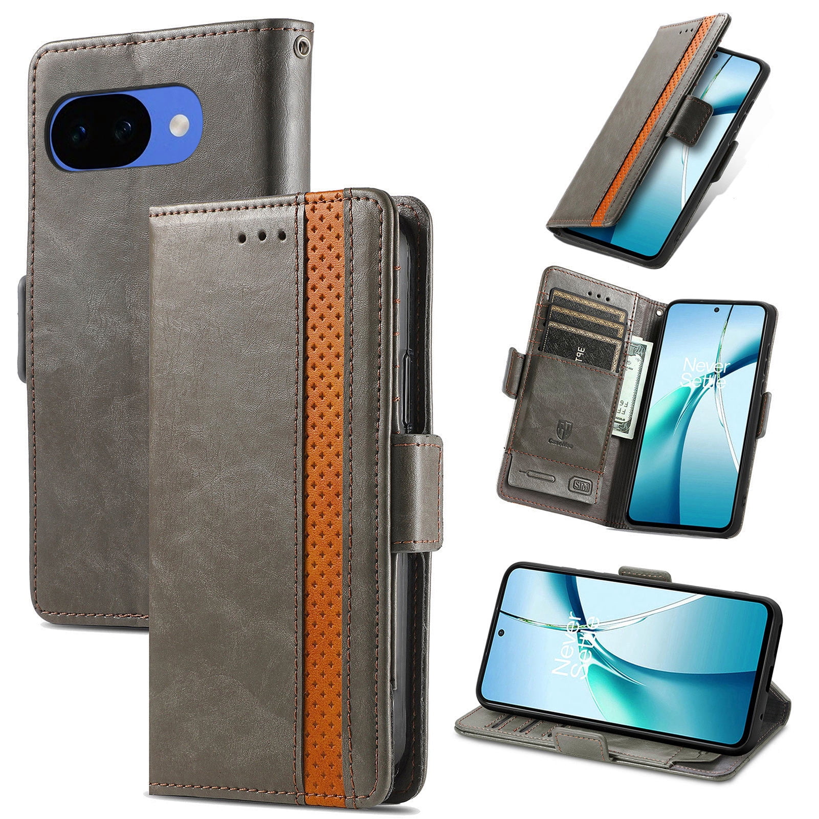 Dteck Wallet Case for Google Pixel 10A 2026, RFID Blocking 3 Card ...