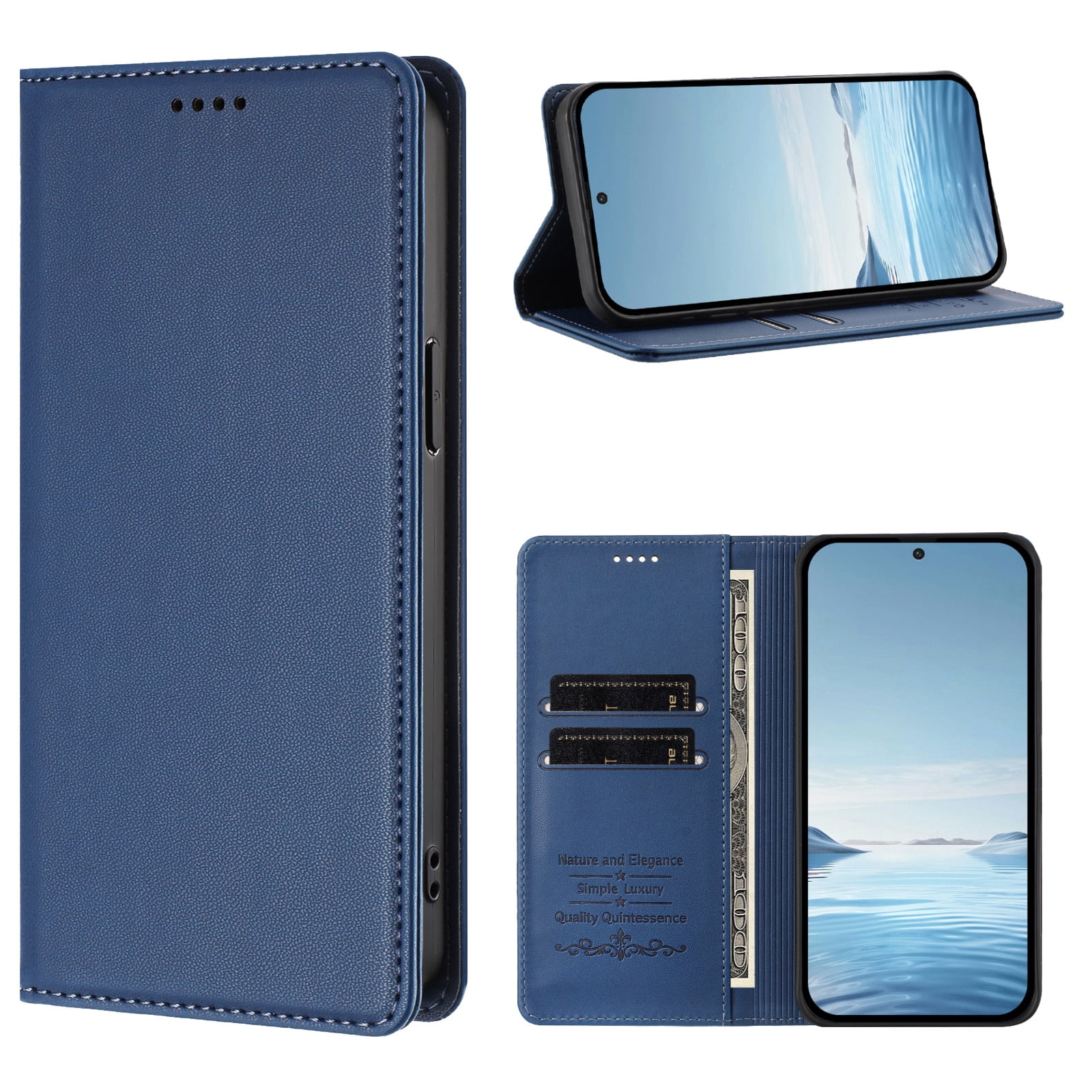 Dteck Wallet Case for Google Pixel 9 Pro XL, Flip Strong Magnetic Cover ...