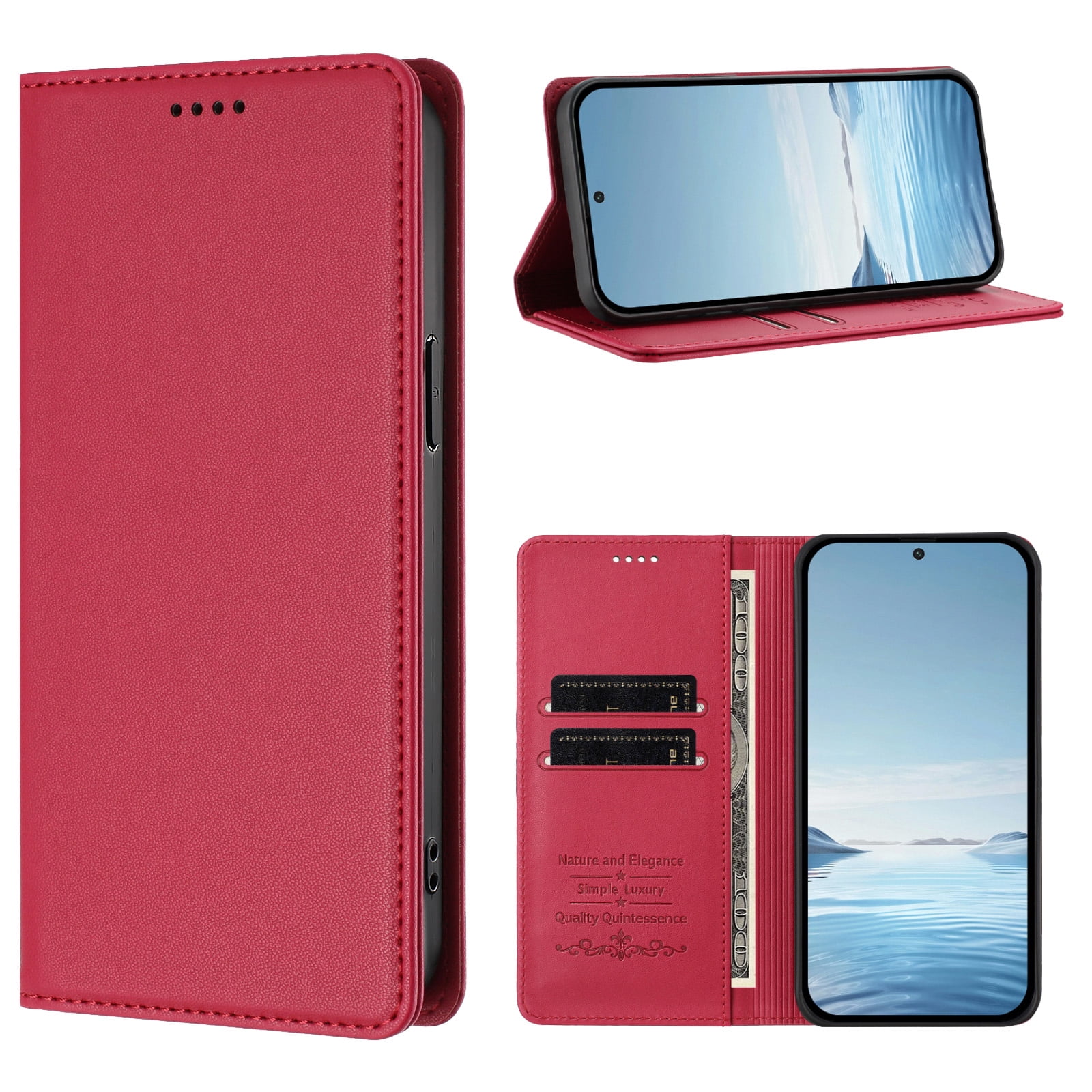 Dteck Wallet Case for iPhone 11 Pro, Flip Strong Magnetic Cover RFID ...