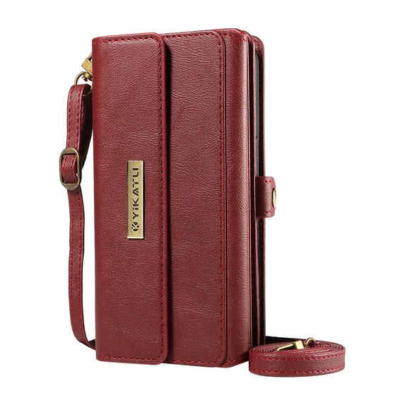 Dteck Wallet Case for iPhone 14 Plus, RFID Blocking Card Holder PU ...