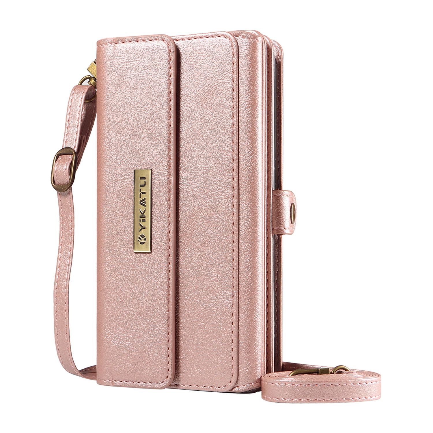 Dteck Wallet Case for iPhone 15 Plus, RFID Blocking Card Holder PU ...