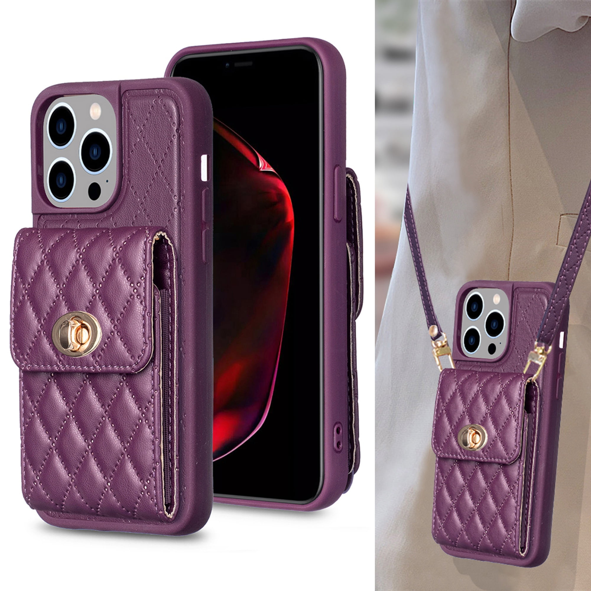 Dteck Wallet Case for iPhone 12 Pro Max, Cute Luxury Bag Design ...