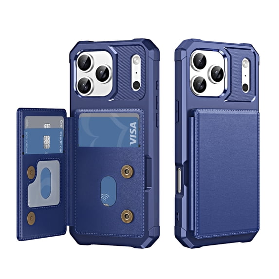 Dteck Wallet Case for iPhone 17 Pro,Magnetic Leather Case RFID Blocking ...