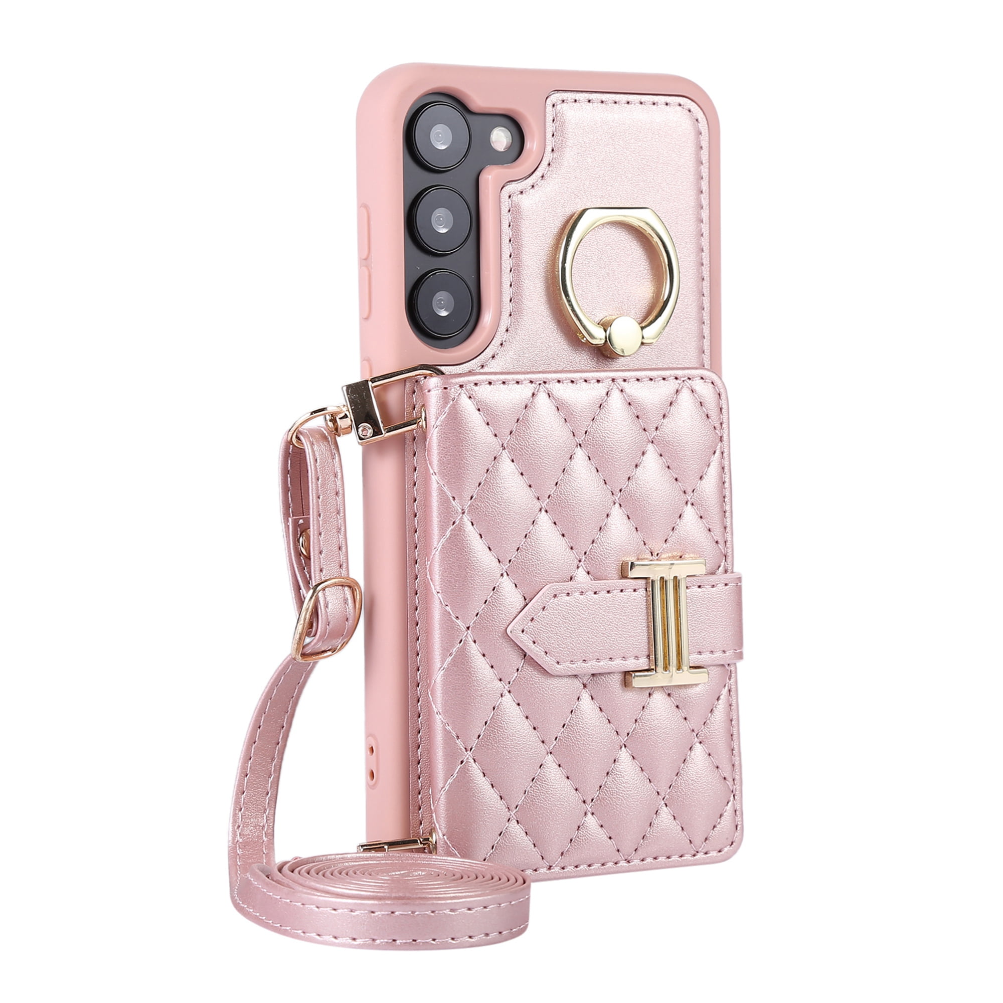 Dteck Wallet Crossbody for Samsung Galaxy S23 Plus Case with Lanyard ...
