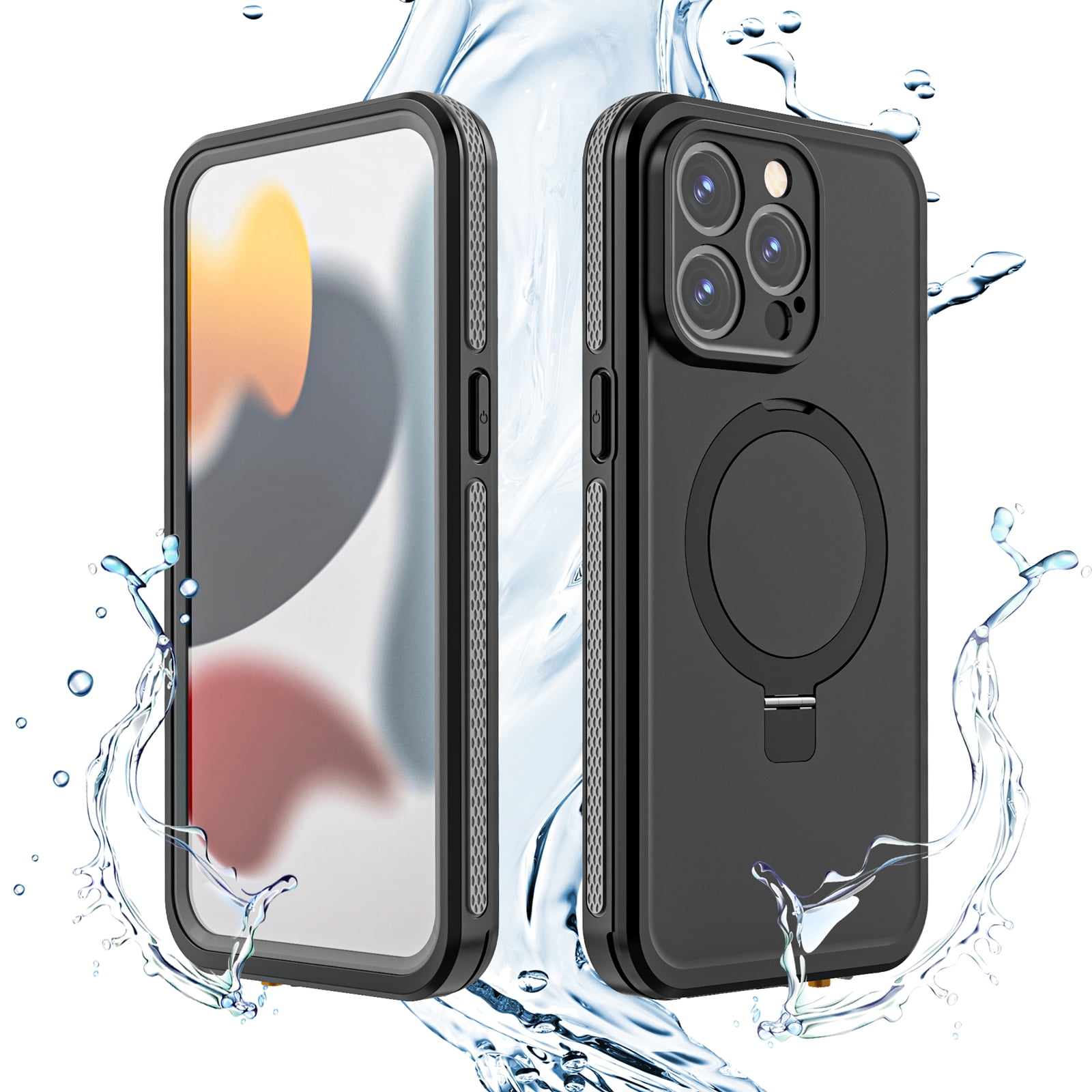 Dteck Waterproof Case for iPhone 15,Magnetic Full Body Protection ...