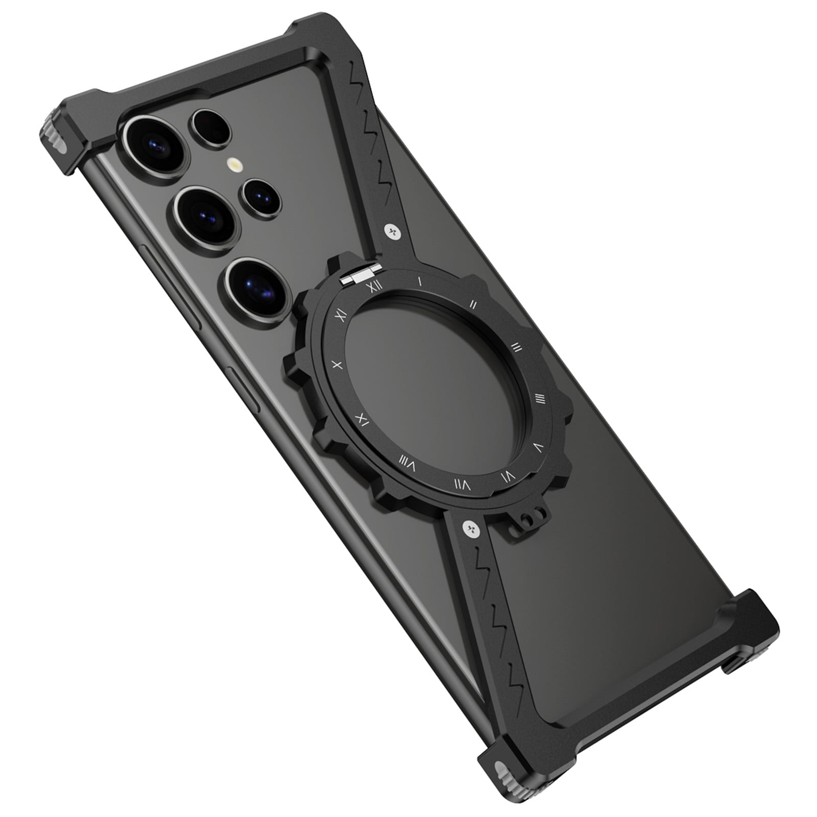 Dteck Z-Shape Metal Bumper Case For Samsung Galaxy S24 Ultra ...