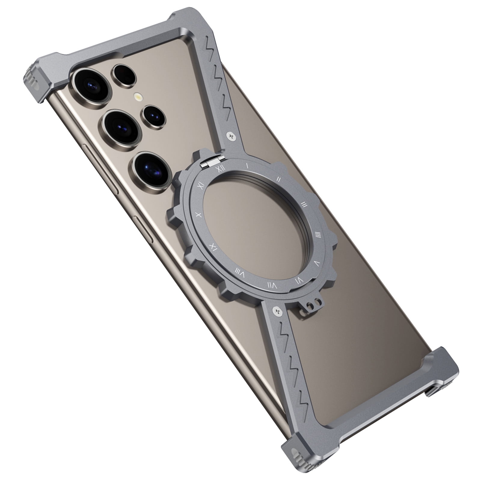Dteck Z-Shape Metal Bumper Case For Samsung Galaxy S24 Ultra ...