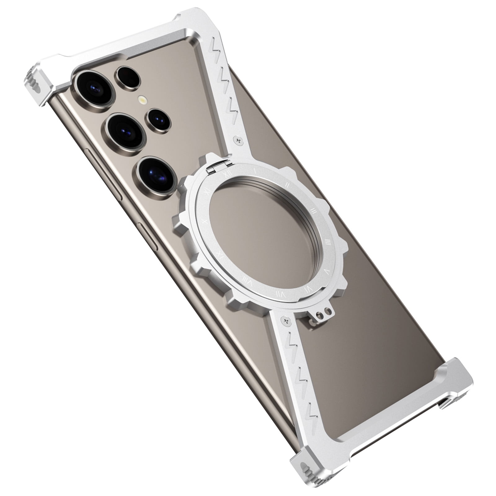 Dteck Z-Shape Metal Bumper Case For Samsung Galaxy S25 Ultra ...