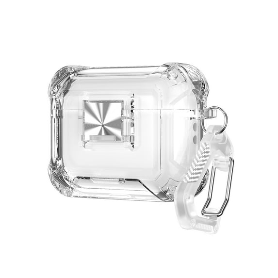 Dteck for AirPods Pro 3 Case 2025 Cover with Safety Lock, Crystal Cover ...