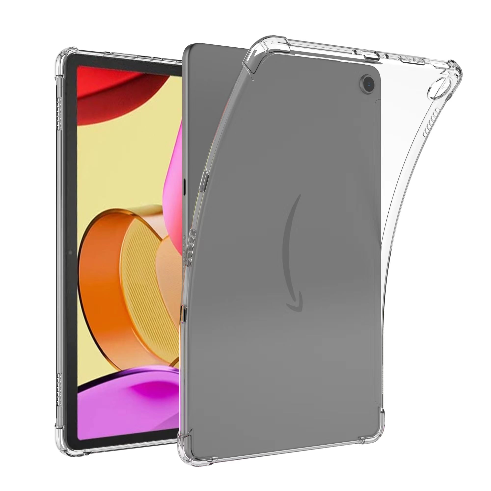 Dteck for Fire Max 11 Tablet Case, Crystal Transparent Clear TPU ...