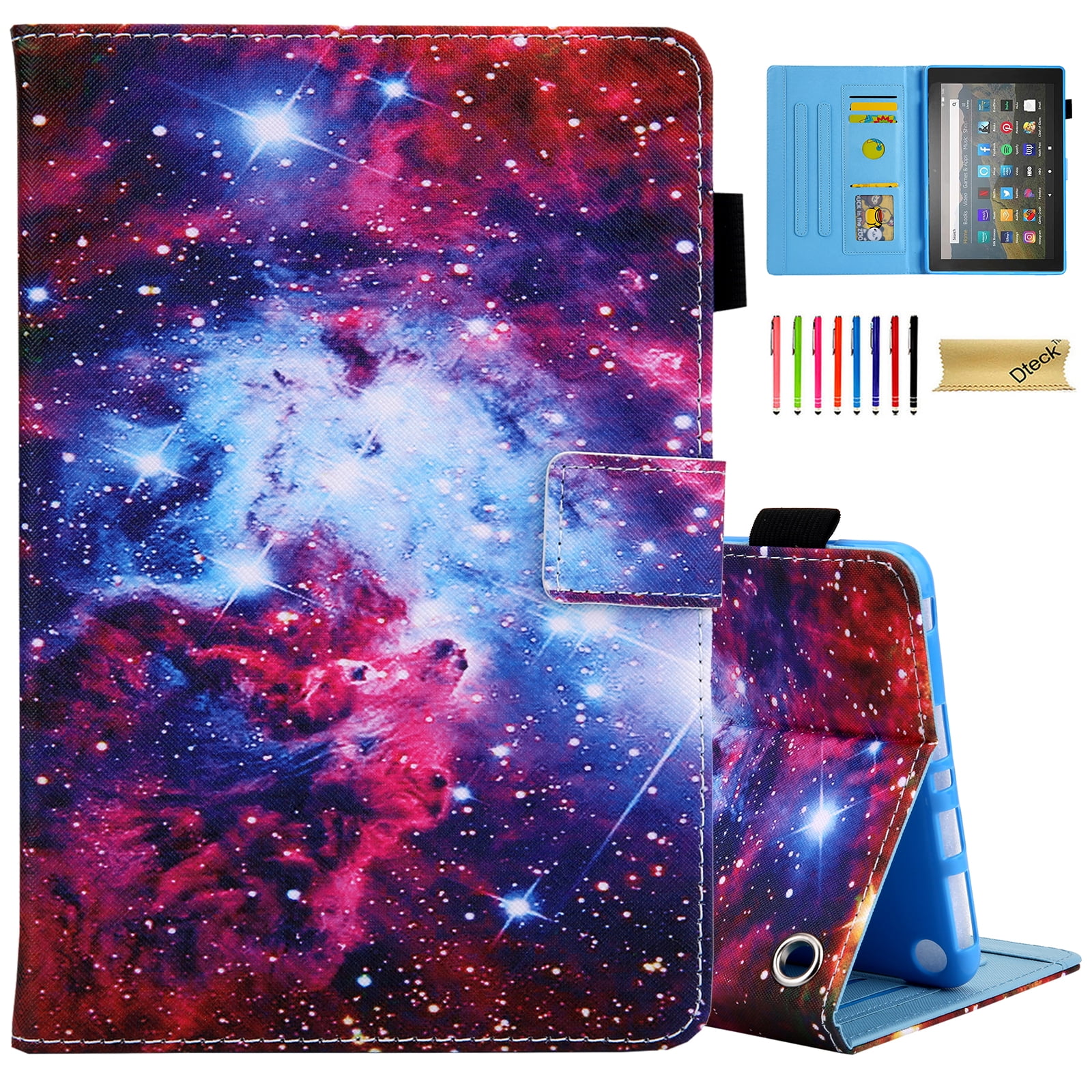 Dteck for Fire Max 11 Tablet Case - Cute PU Leather Folio Stand Cover ...