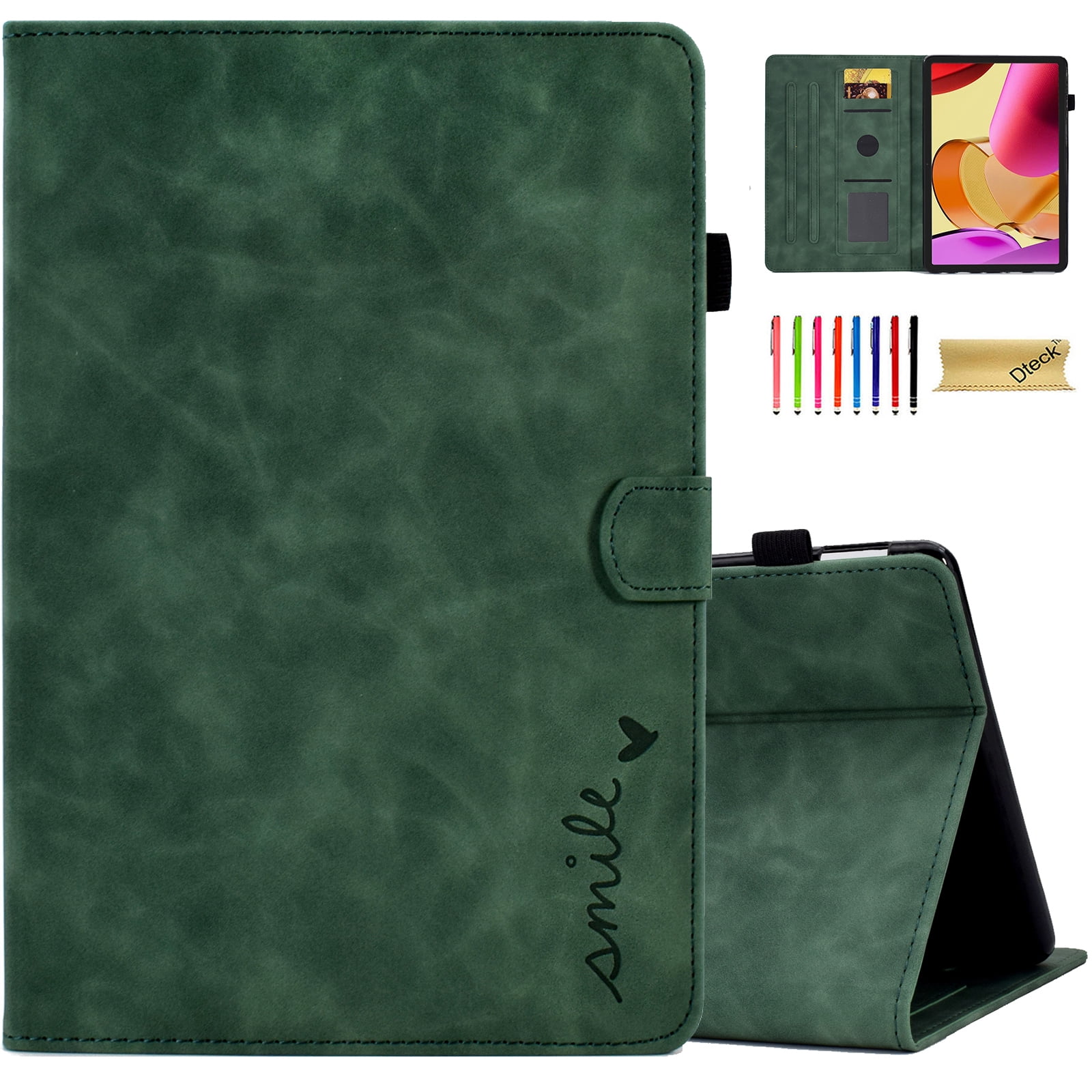 Dteck for Fire Max 11 Tablet Case - Slim Fit PU Leather Folio Stand ...