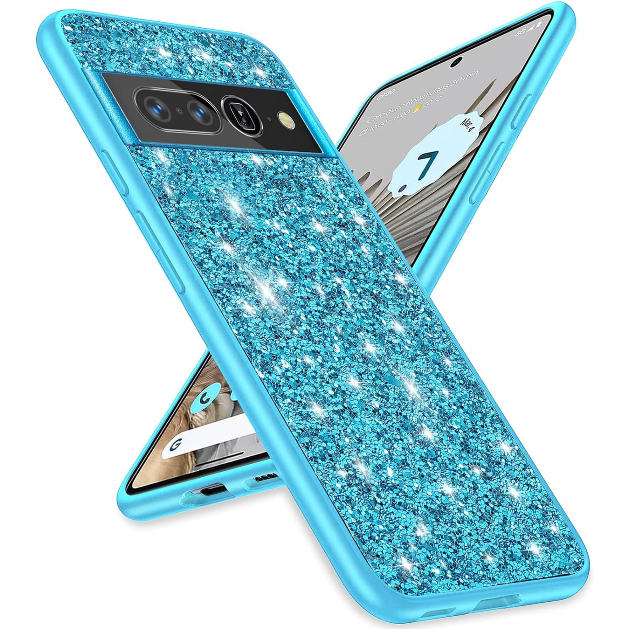Dteck for Google Pixel 9 Pro XL Case, Glitter Pixel 9 Pro XL Slim Case ...