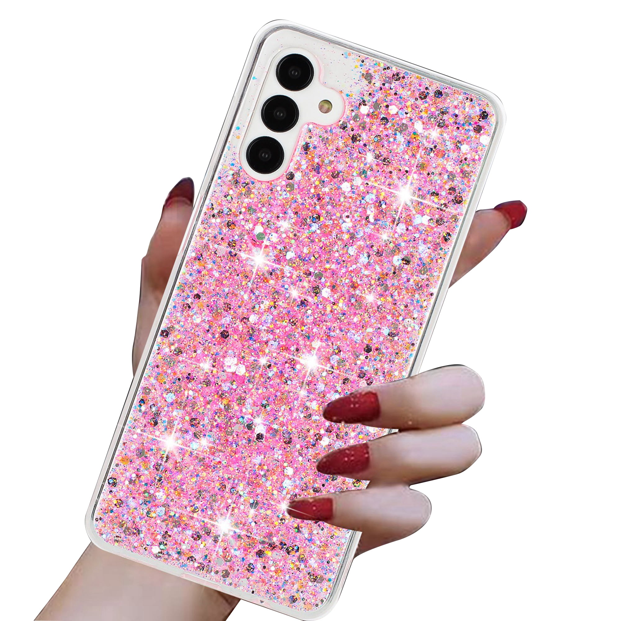 Dteck for Samsung Galaxy A25 Case, Samsung A25 5G Phone Case, Glitter Sparkle Bling Case for ...