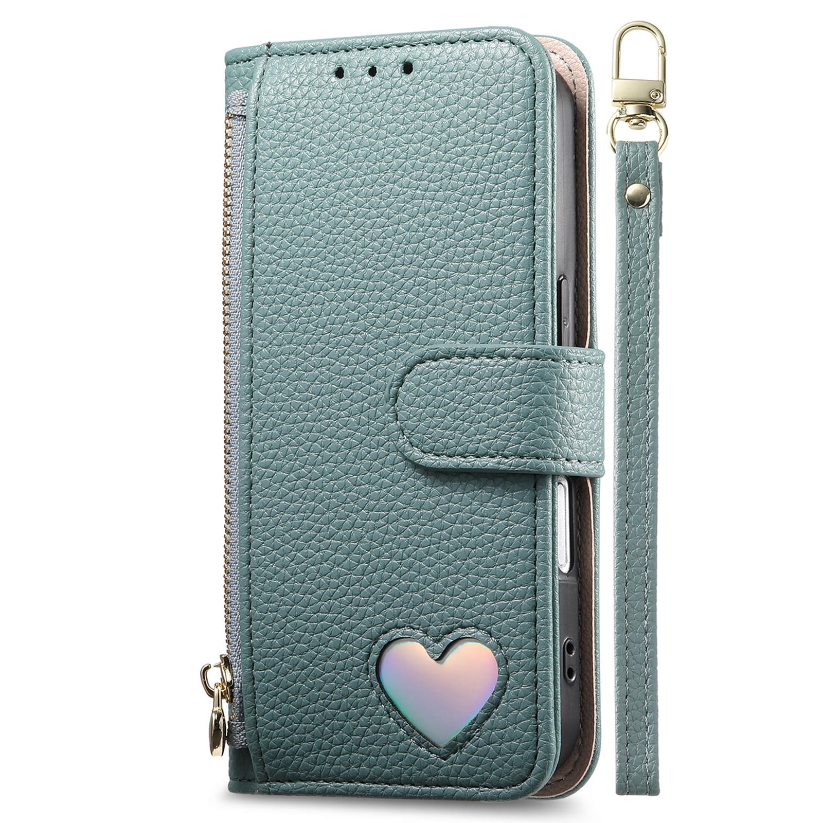 Dteck for Samsung Galaxy A56 5G Case Wallet with Card Holder, Love ...