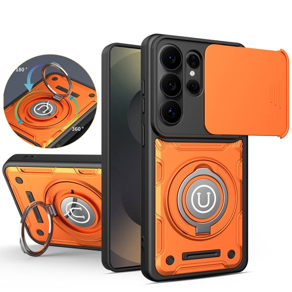 Dteck for Samsung Galaxy S26 Ultra Case with Camera Slide Lens Cover ...