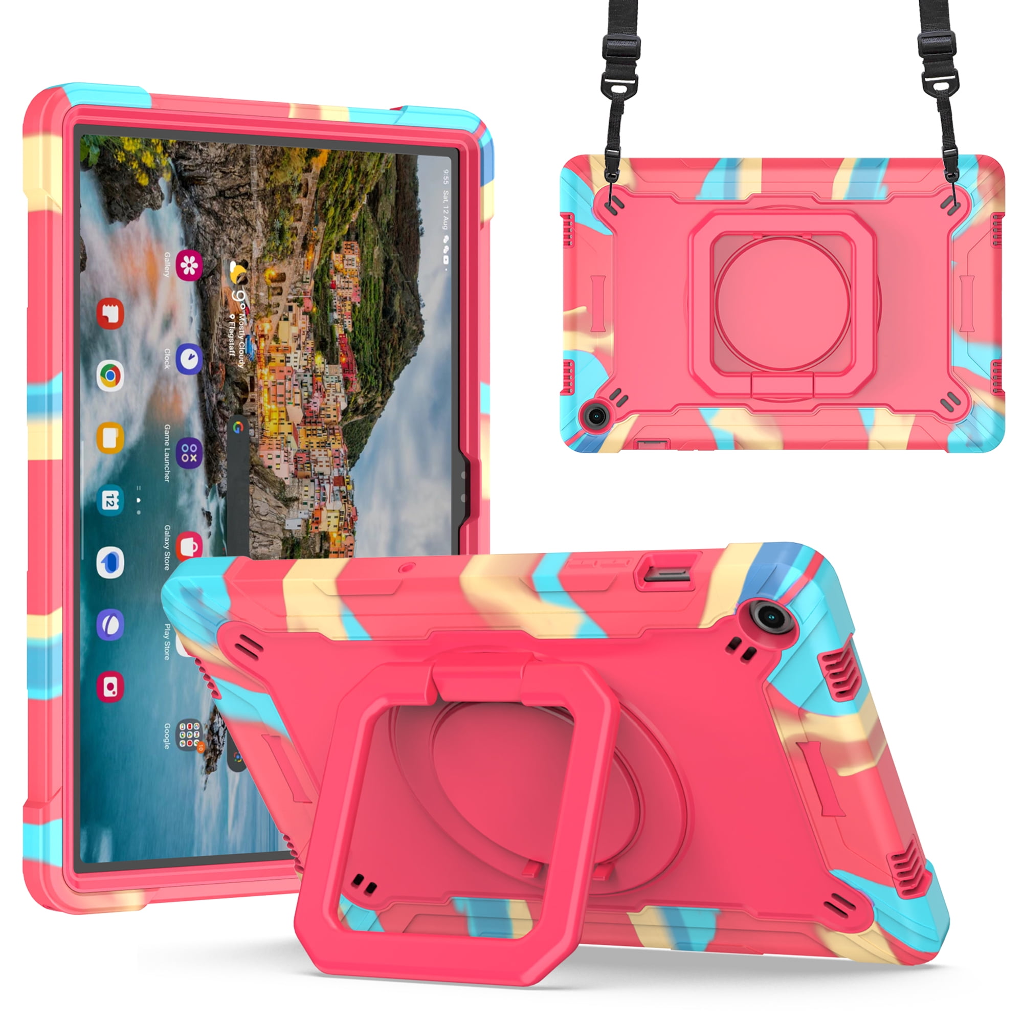 Dteck for Samsung Galaxy Tab A9 Plus Case 11 Inch, 360 Rotating Stand ...