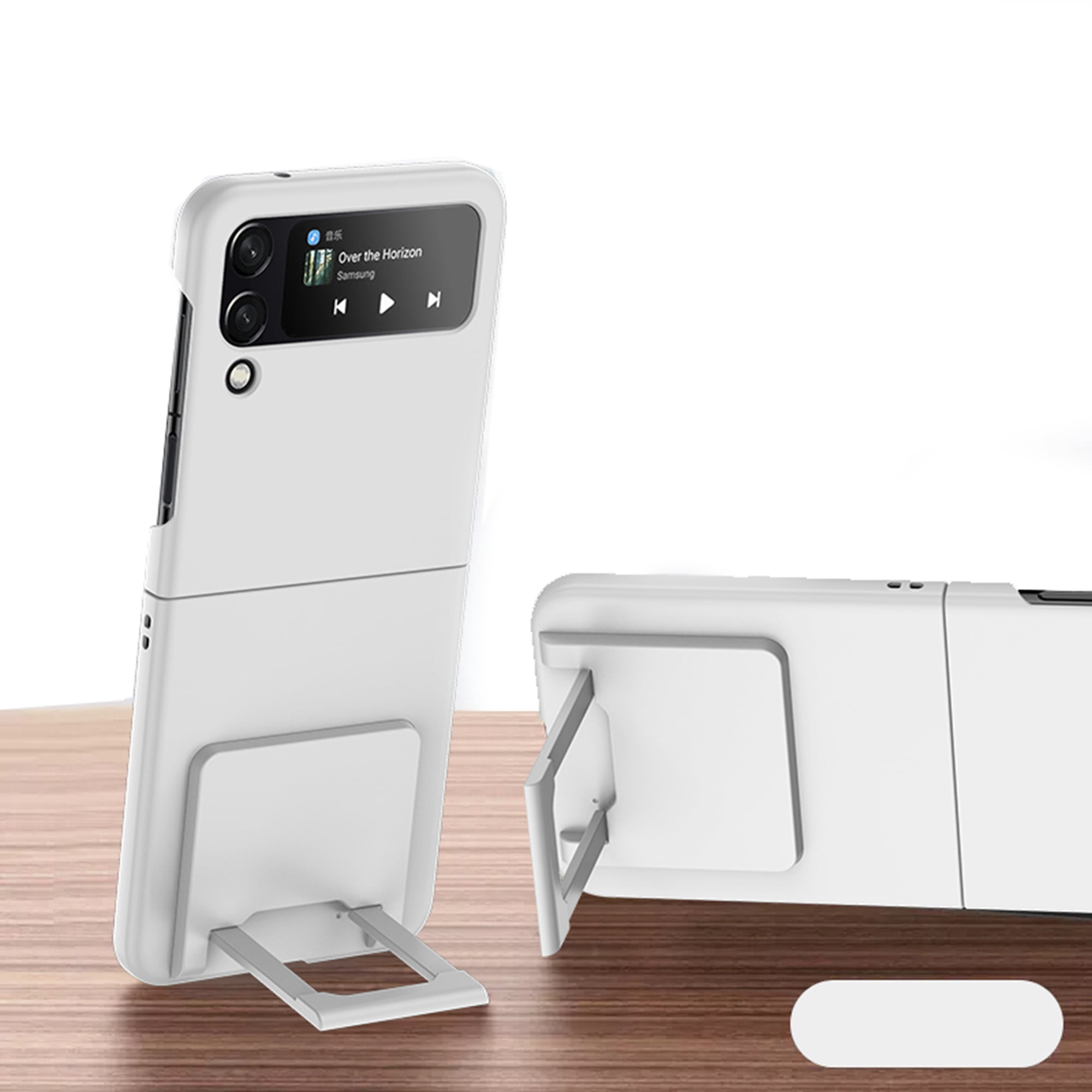 Dteck for Samsung Galaxy Z Flip 4 Case with Kickstand, Lightweight ...