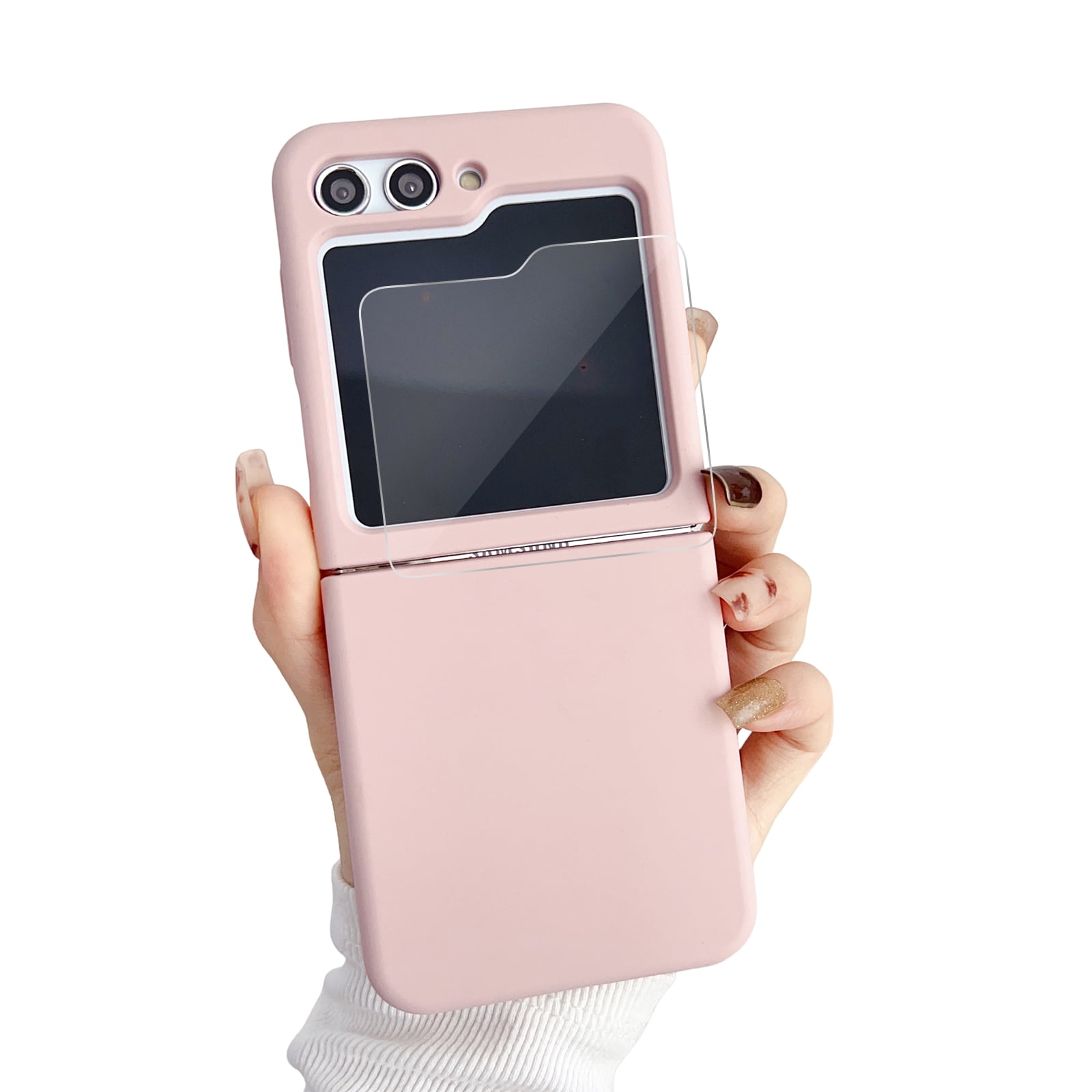 Dteck for Samsung Galaxy Z Flip 5 Case with Screen Protector, Slim ...