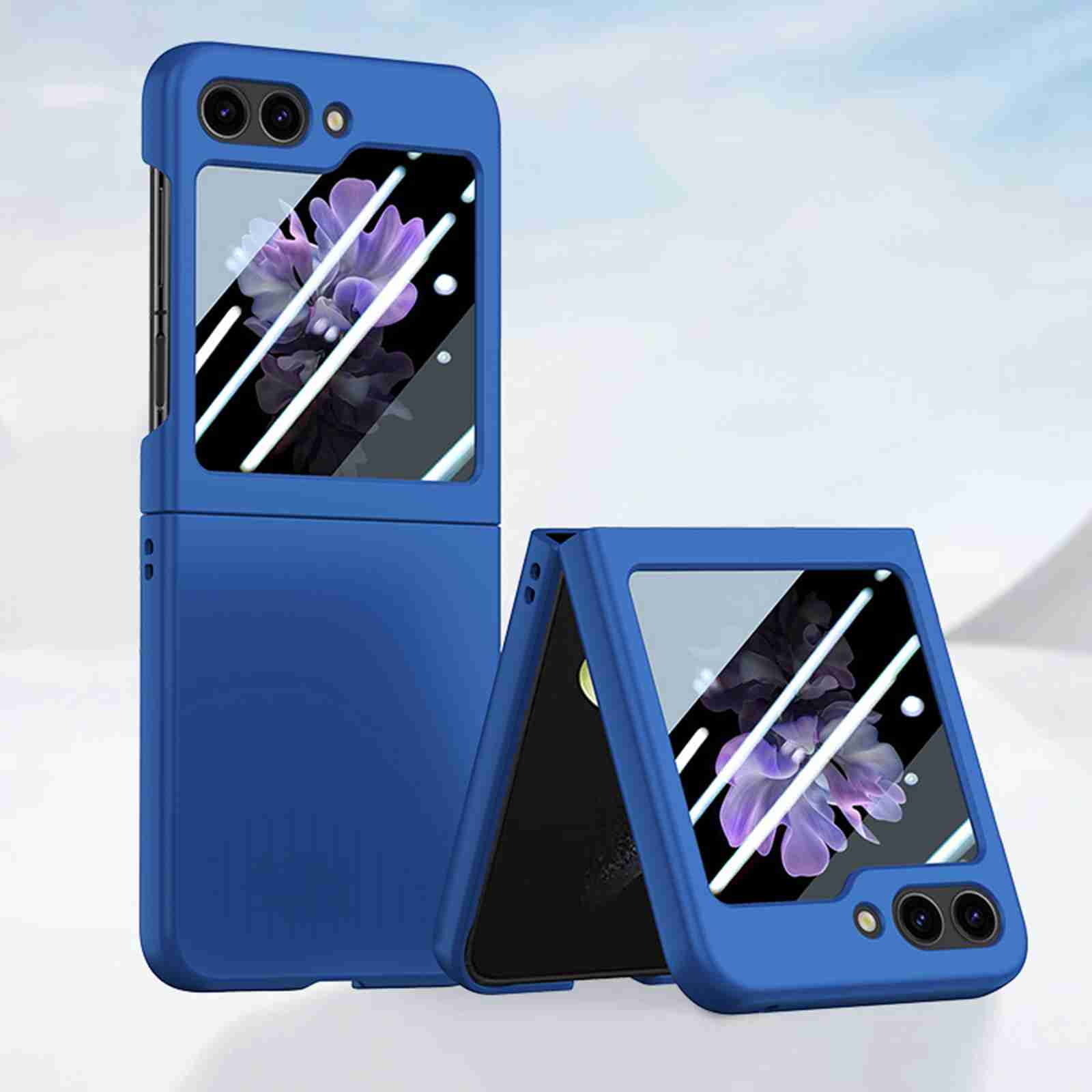 Dteck for Samsung Galaxy z Flip 5 case with Built in Small Screen ...