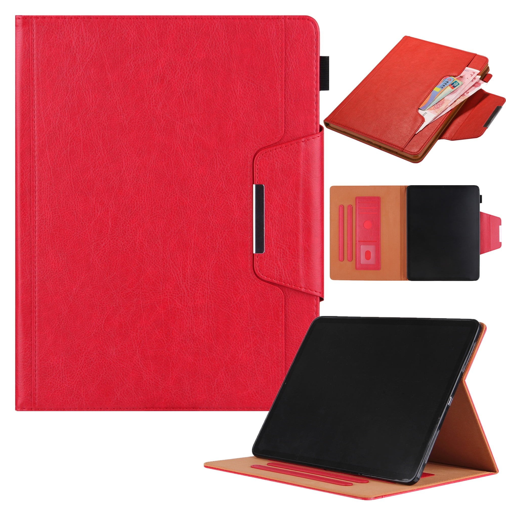 Dteck for iPad Pro 11 Inch (M4) Case 2024, Front Pocket PU Leather ...