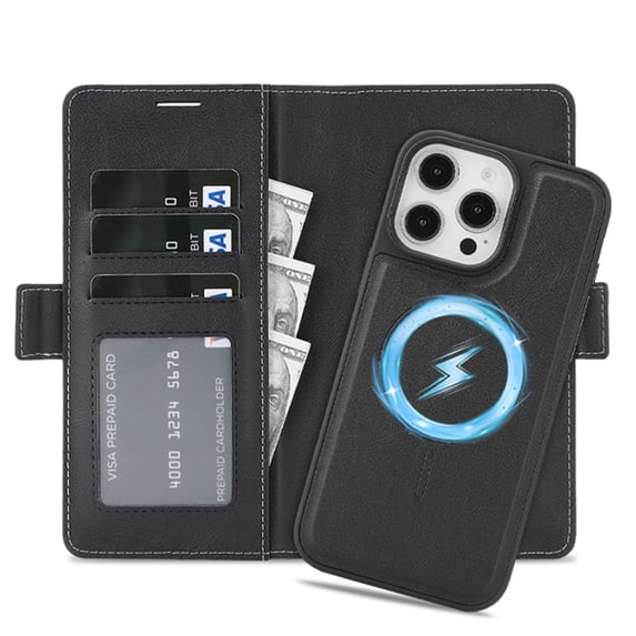 Dteck for iPhone 14 Pro Detachable Wallet Case with Card Holder, 2 in 1 ...