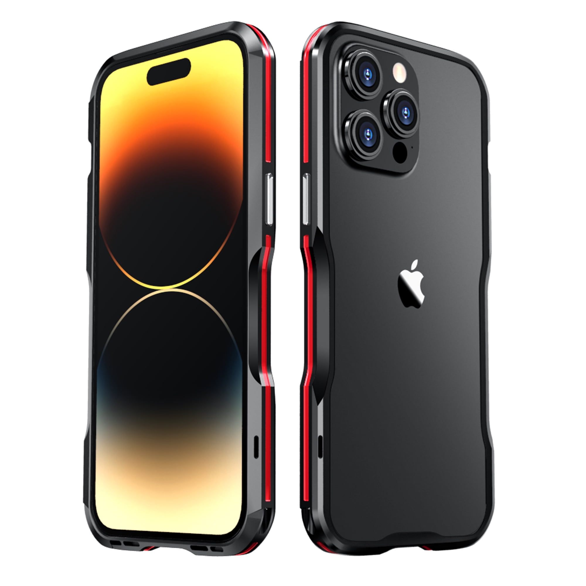 Dteck for iPhone 14 Pro Max Metal Bumper, Slim Cool Aluminum Bumper ...