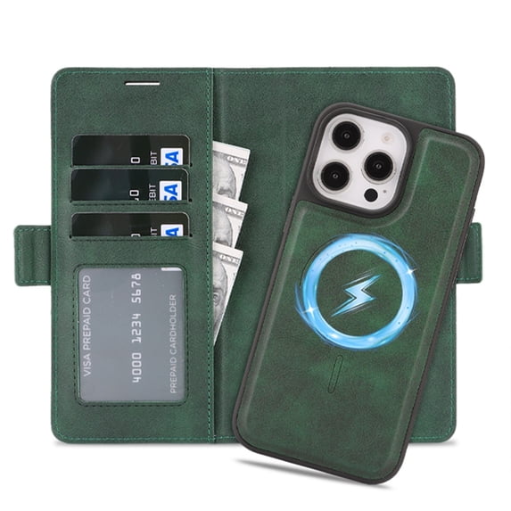 Dteck for iPhone 15 Pro Detachable Wallet Case with Card Holder, 2 in 1 ...