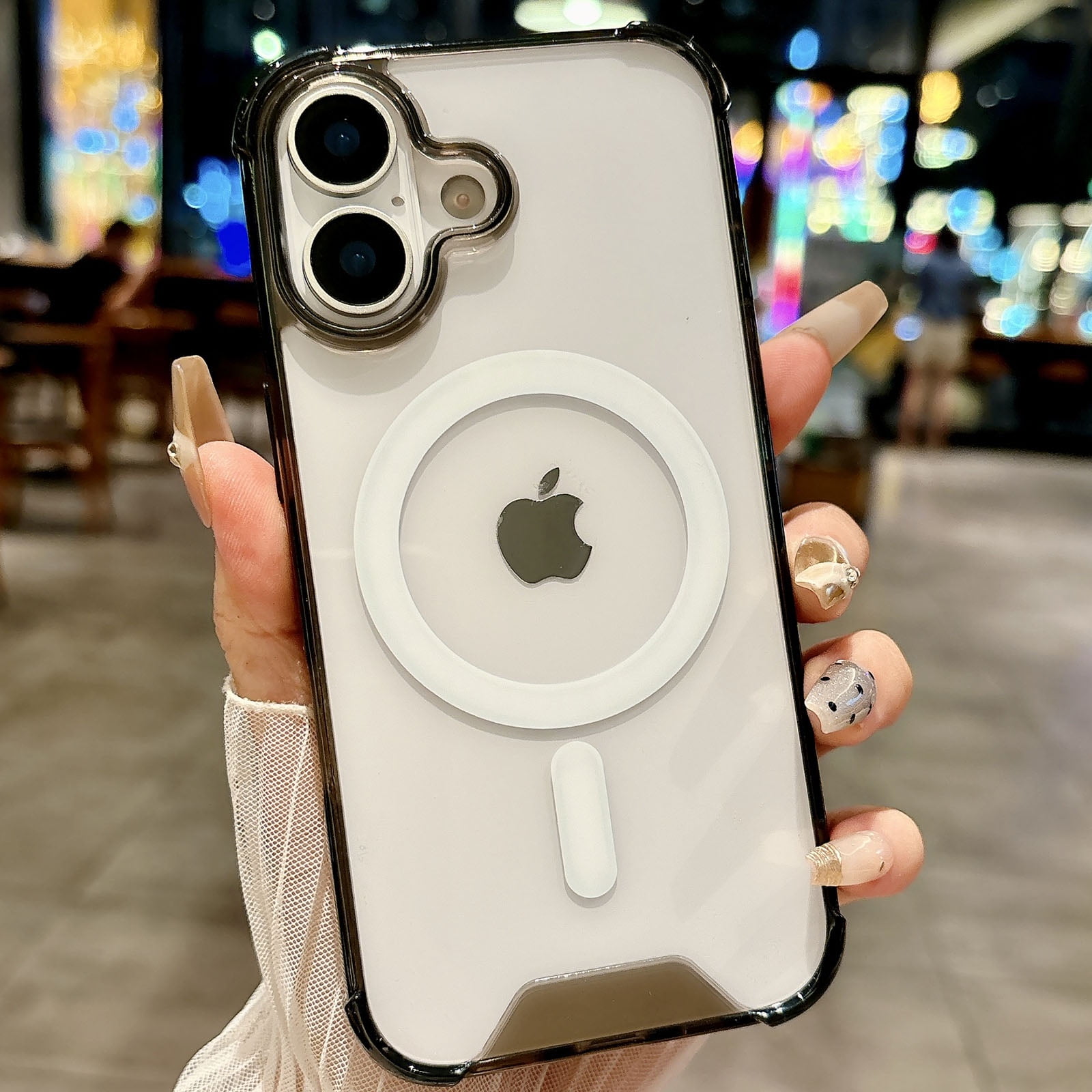 Dteck for iPhone 17 Case, Clear Magnetic Phone Case Compatible with ...