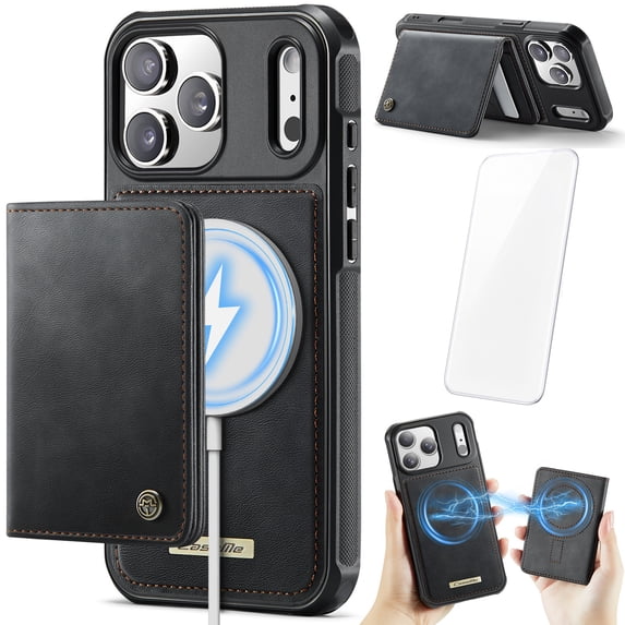 Dteck for iPhone 17 Pro Case with Screen Protector, 3 In 1 Detachable ...