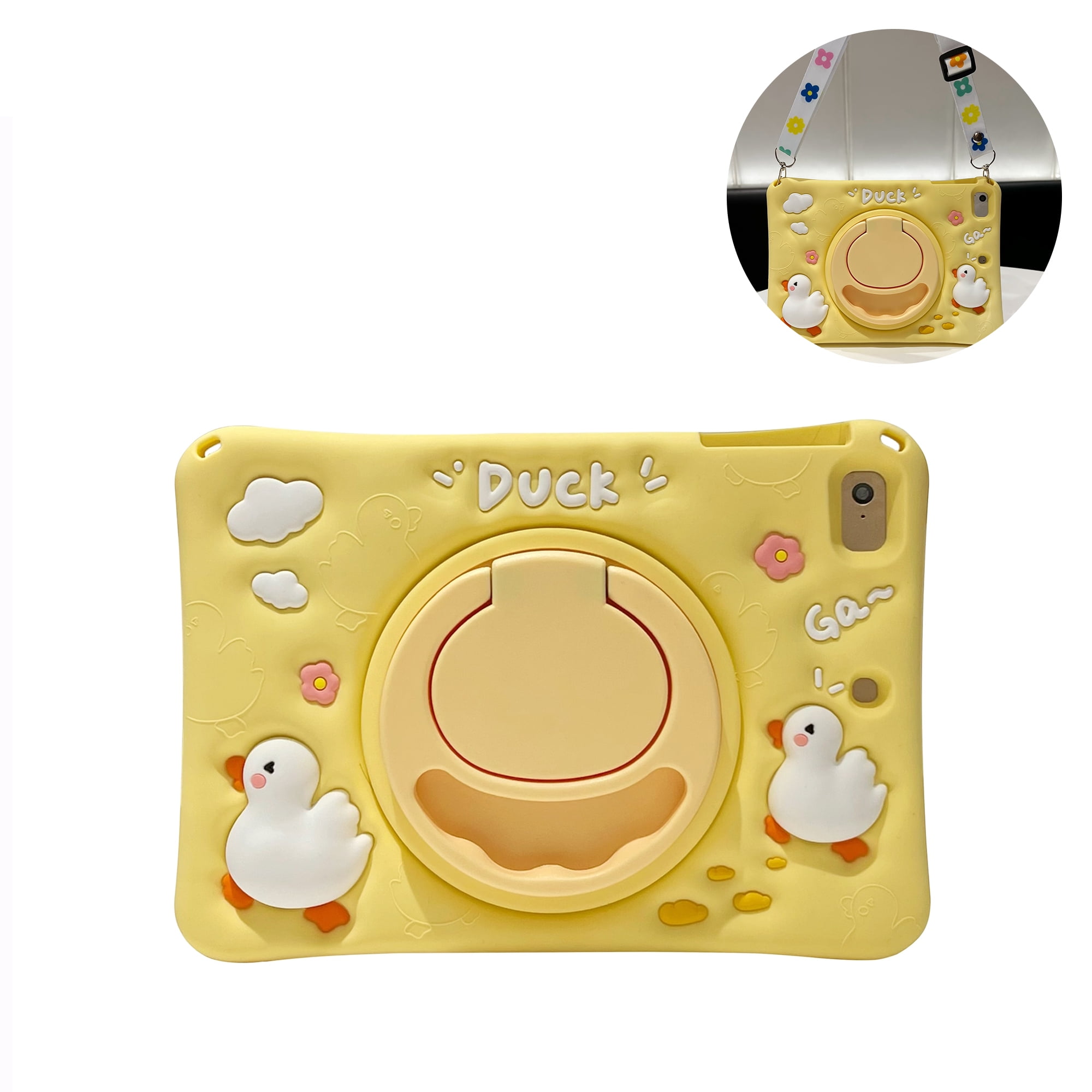 Dteck for iPad 10th Generation Case 10.9 Inch Cute Duck Cover 3D ...