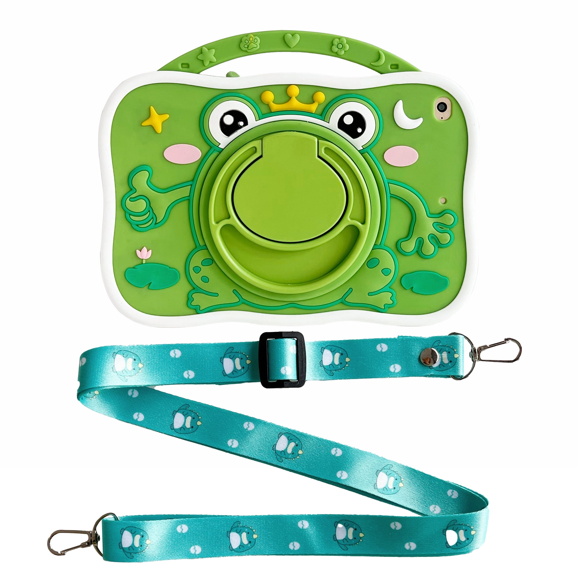 Dteck for iPad 10th Generation Case 10.9 Inch Cute Frog Cover 3D ...