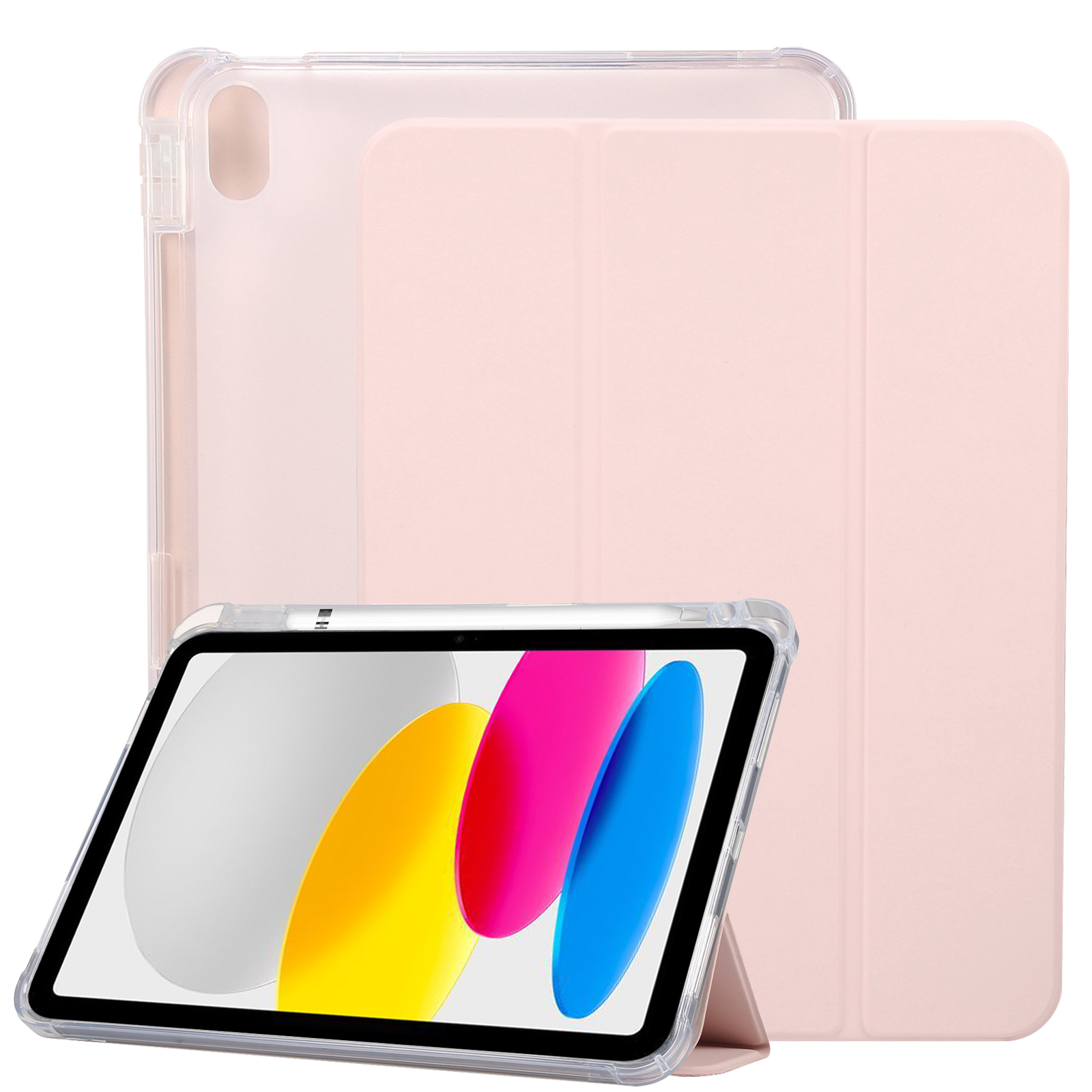 Dteck for iPad 10th Generation Case with Pencil Holder 2022 iPad 10.9 ...
