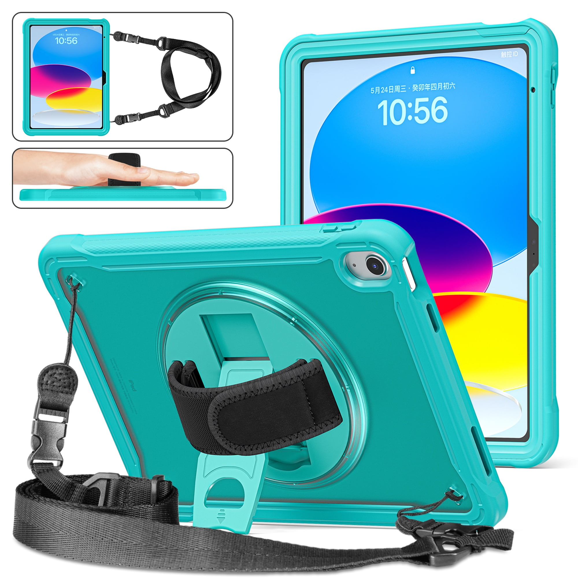Dteck Case for iPad A16 11th Generation 2025, iPad 10th Generation 10.9 ...