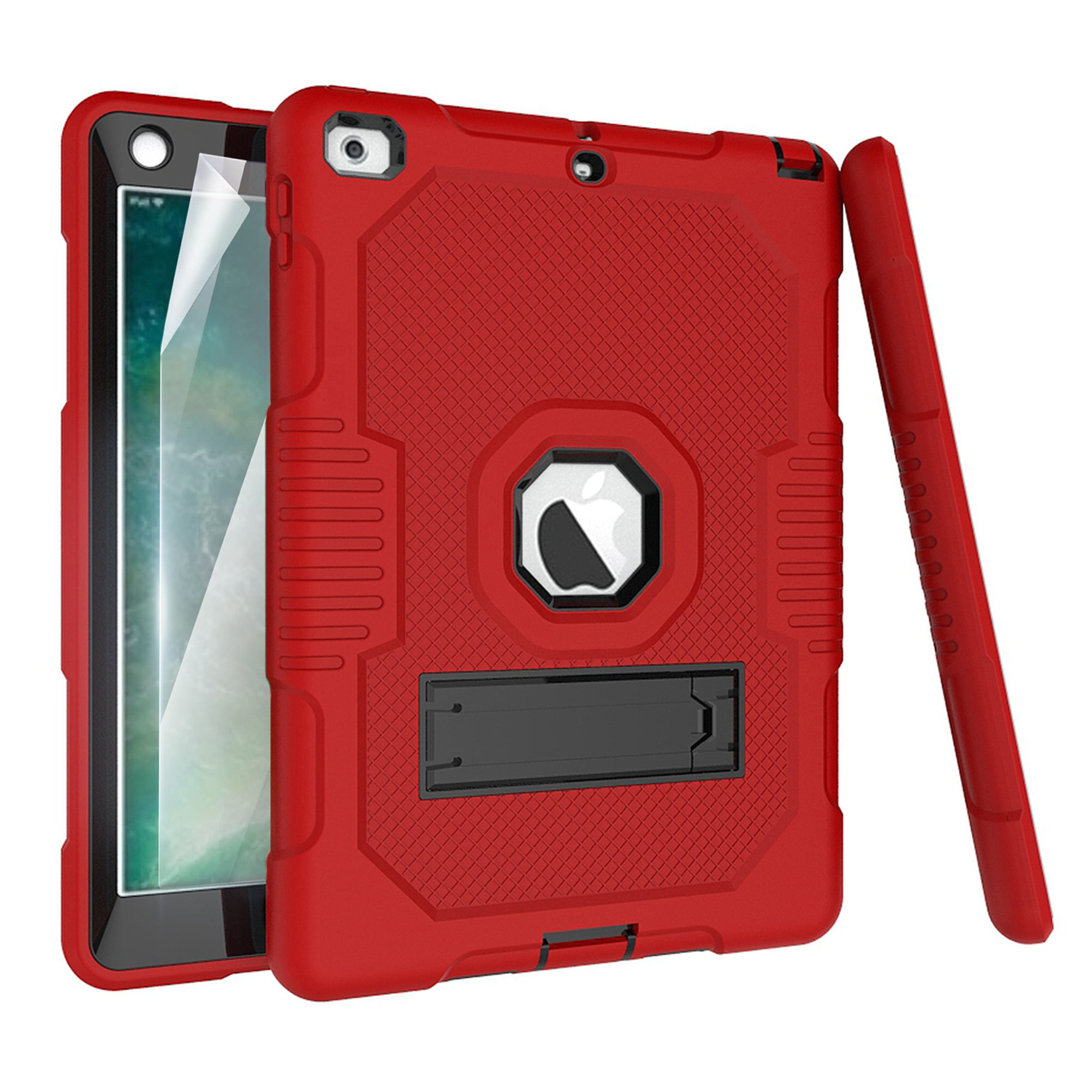 Dteck iPad 6th Generation Case with PET Screen Protector, Kids Case For ...